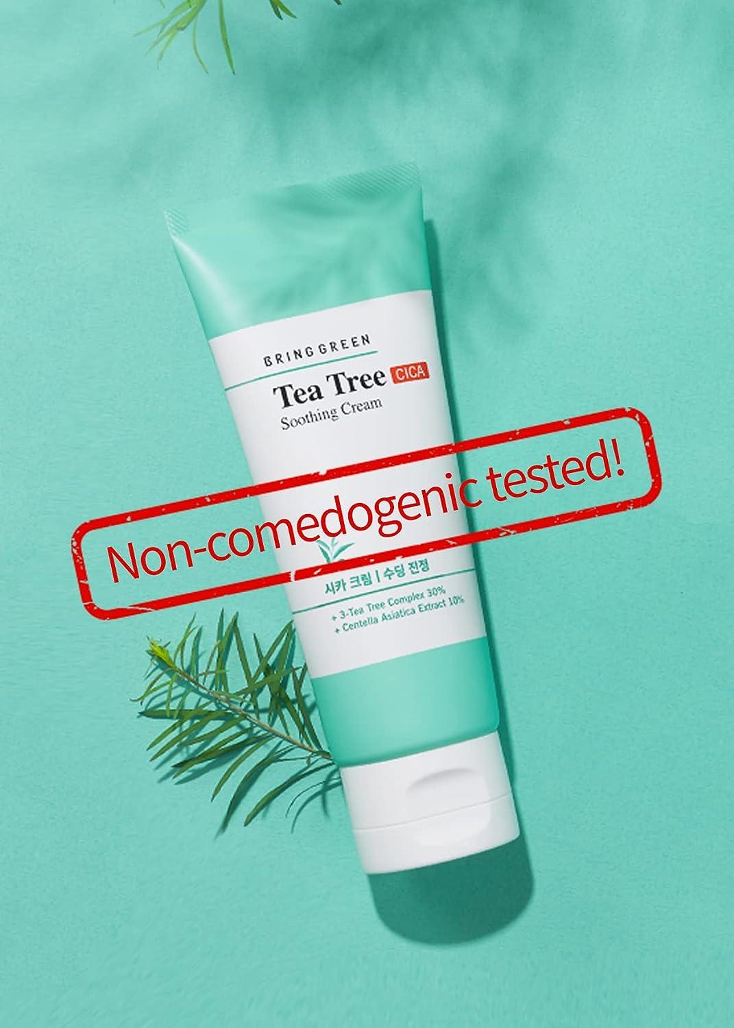 BRING GREEN Tea Tree Cica Soothing Cream 100ml - Korean Skin Care ...