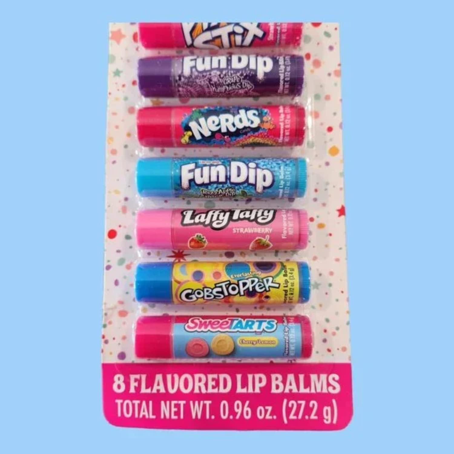 Candy Shop 8-Piece Flavored Kids Lip Balm Set - Christmas Stocking ...
