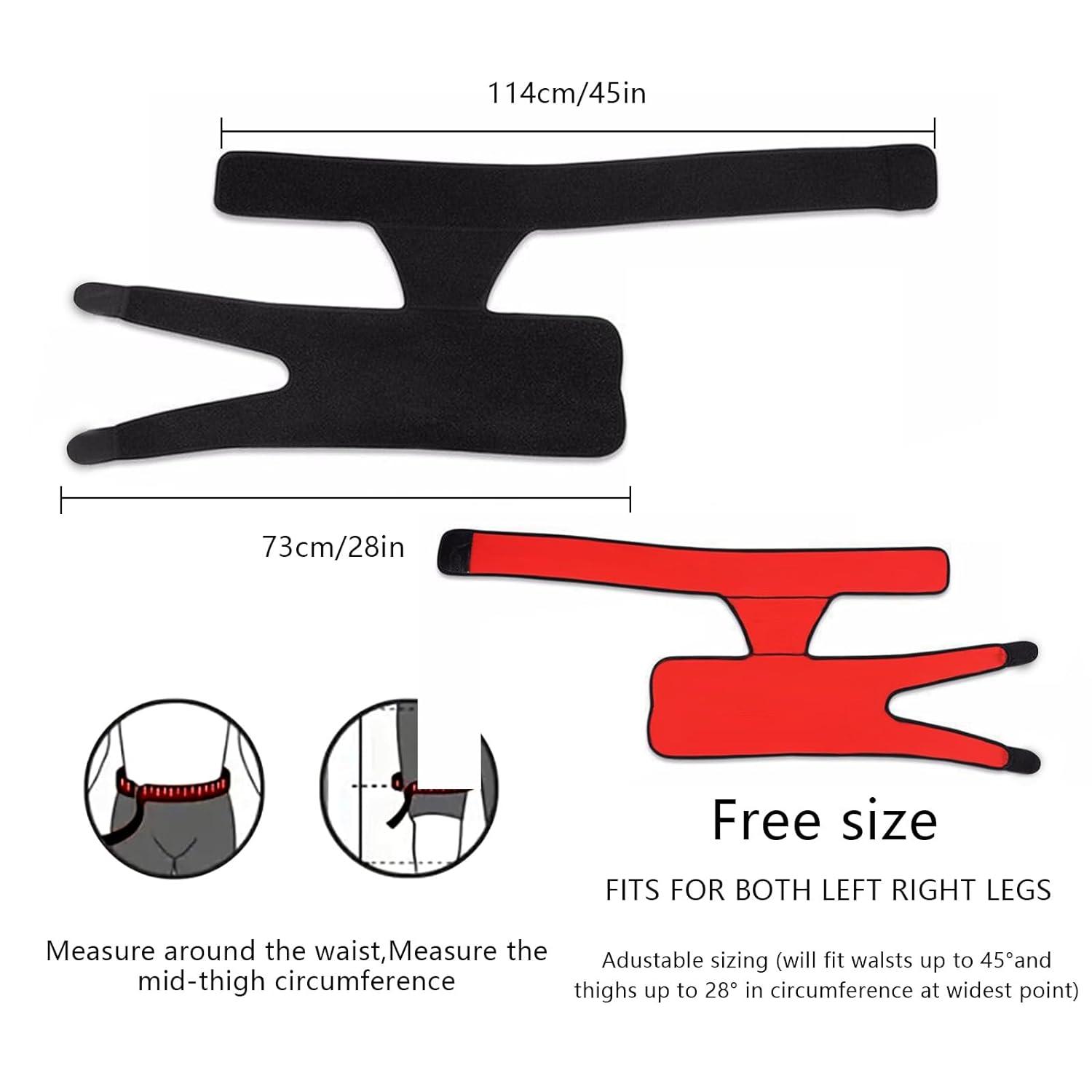 ZephyrPaws Hip Brace & Groin Support Bandage - Adjustable Compression ...