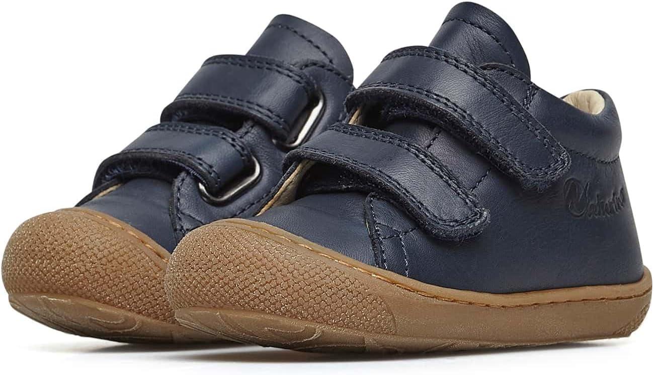 Naturino Cocoon VL Leather First-Steps Baby Shoes - Baby Blue (Size 2.5 US)