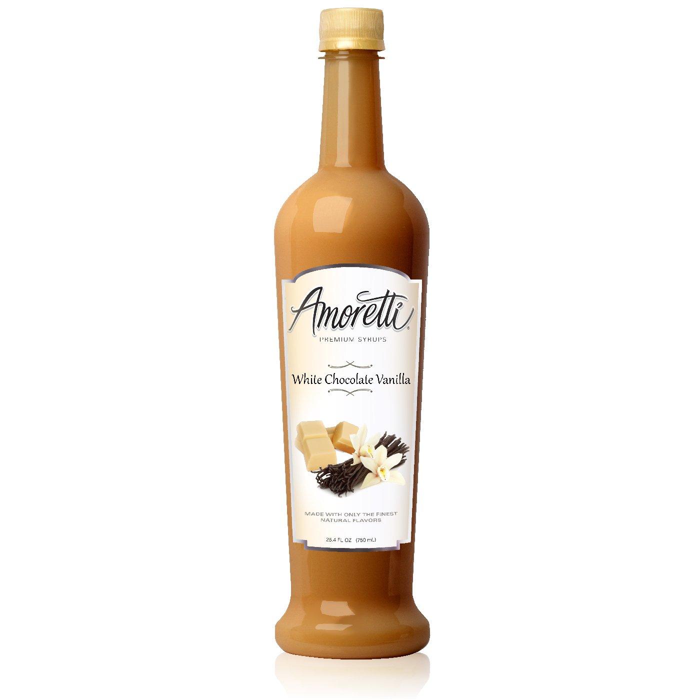 Amoretti White Chocolate Vanilla Premium Syrup - 25.4 oz | Buy Now with ...