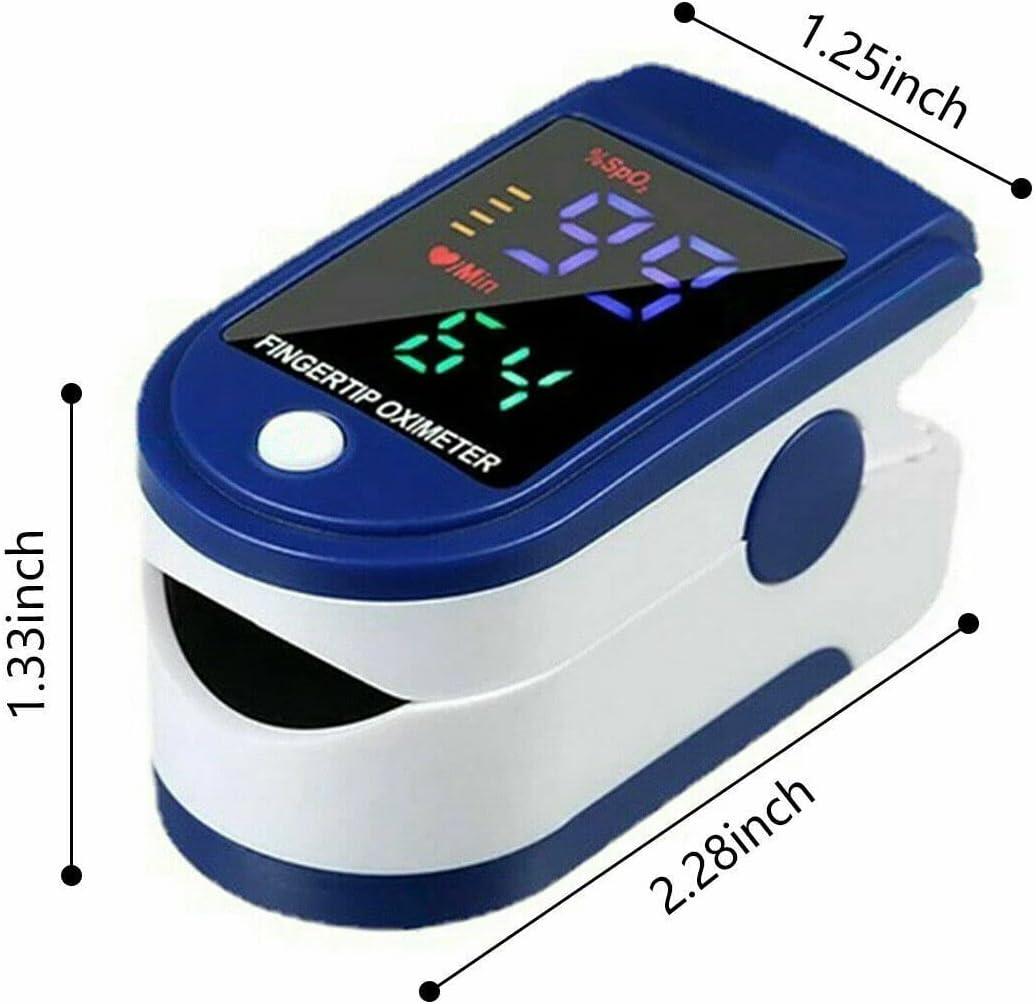 Finger Pulse Oximeter with LED Display - Family Health Monitor for ...