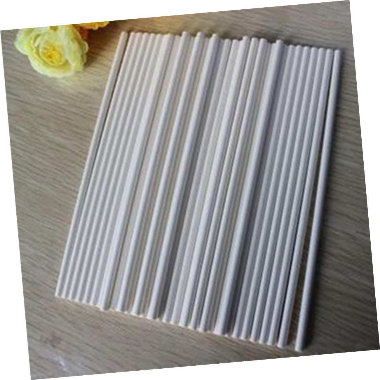 ABOOFAN 50pcs Lollipops Candy Stick Chocolate Lollipop Sticks DIY Candy ...