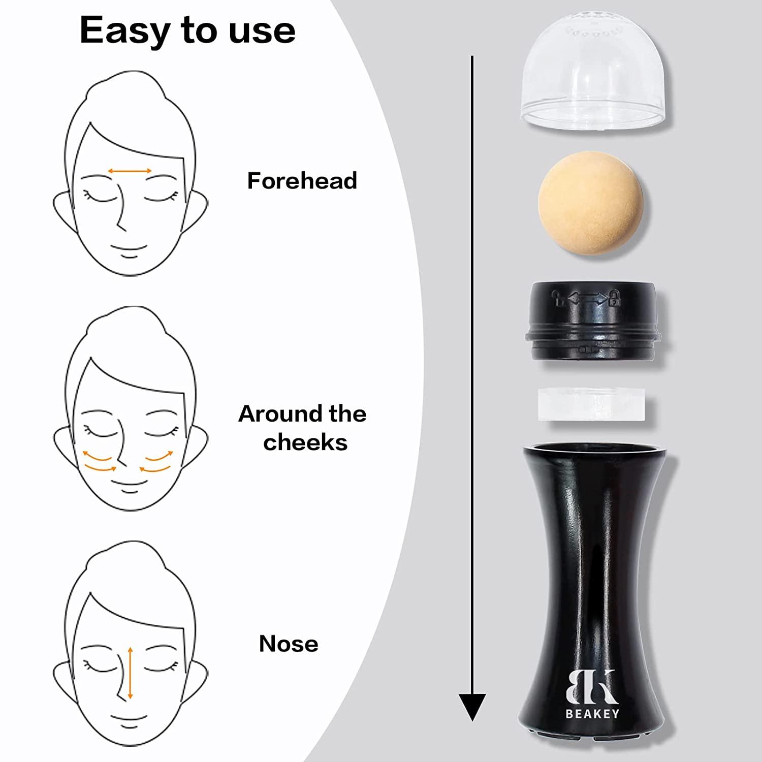 Oil-Absorbing Volcanic Roller with Replaceable Balls | On-the-Go Oil ...