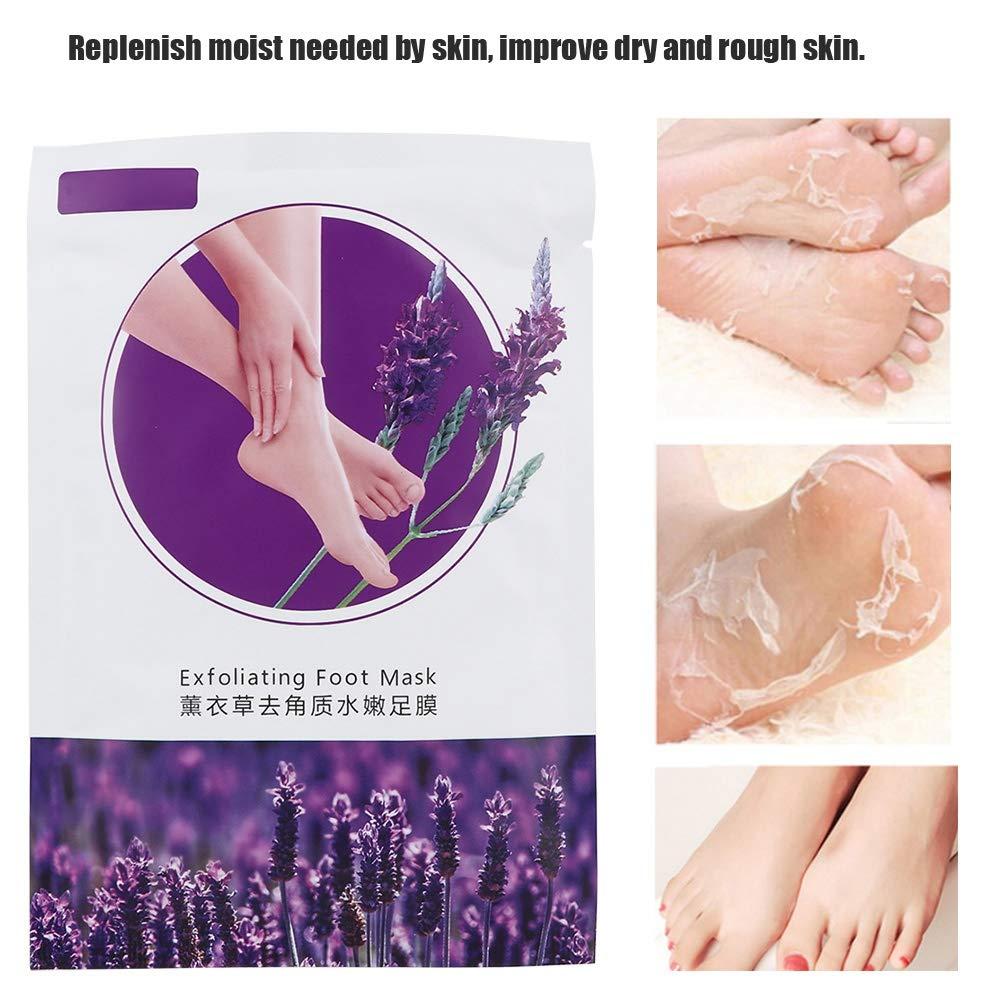 Moisturizing Lavender Foot Mask - Peeling & Nursing Care for Soft ...