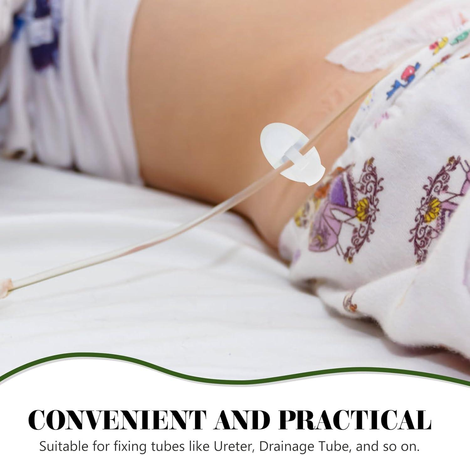 Fomiyes Catheter Sticker - 10 Pack Adhesive Tube Holder for Urine Bag ...