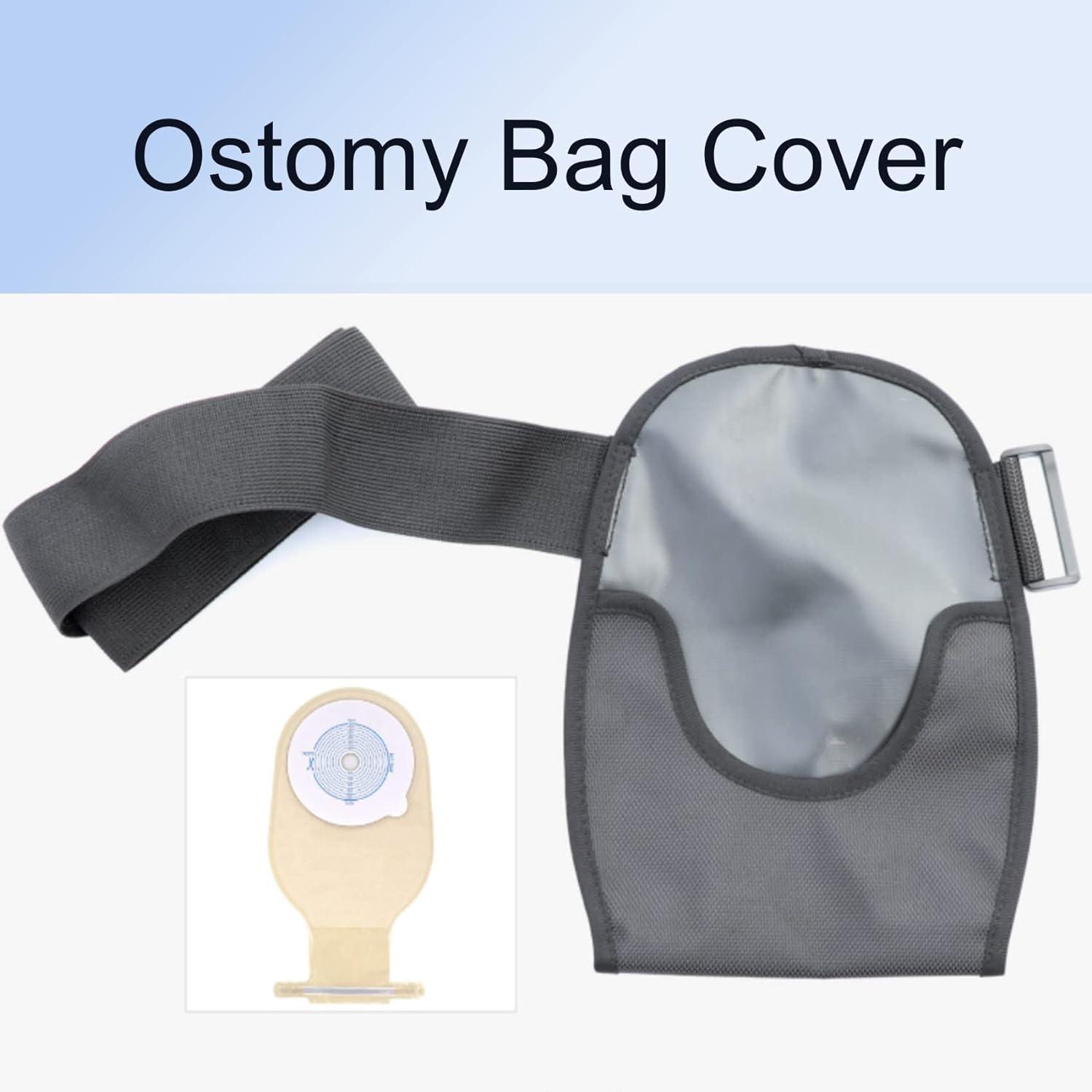 Adjustable Ostomy Bag Cover with Water-Resistant Closure - Washable ...