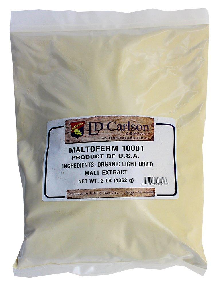 Organic Light DME - Maltoferm 10001 - 3 lb. | High-Quality Beige Malt ...