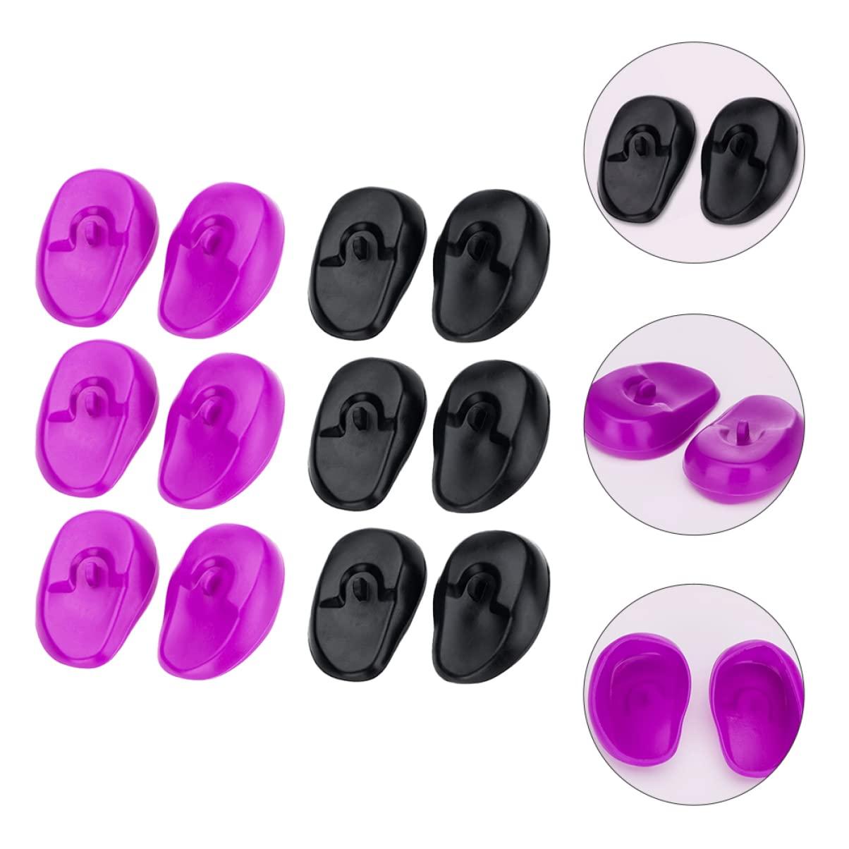 Professional Hairdressing Ear Protector - 6 Pairs of Ear Shower Caps ...