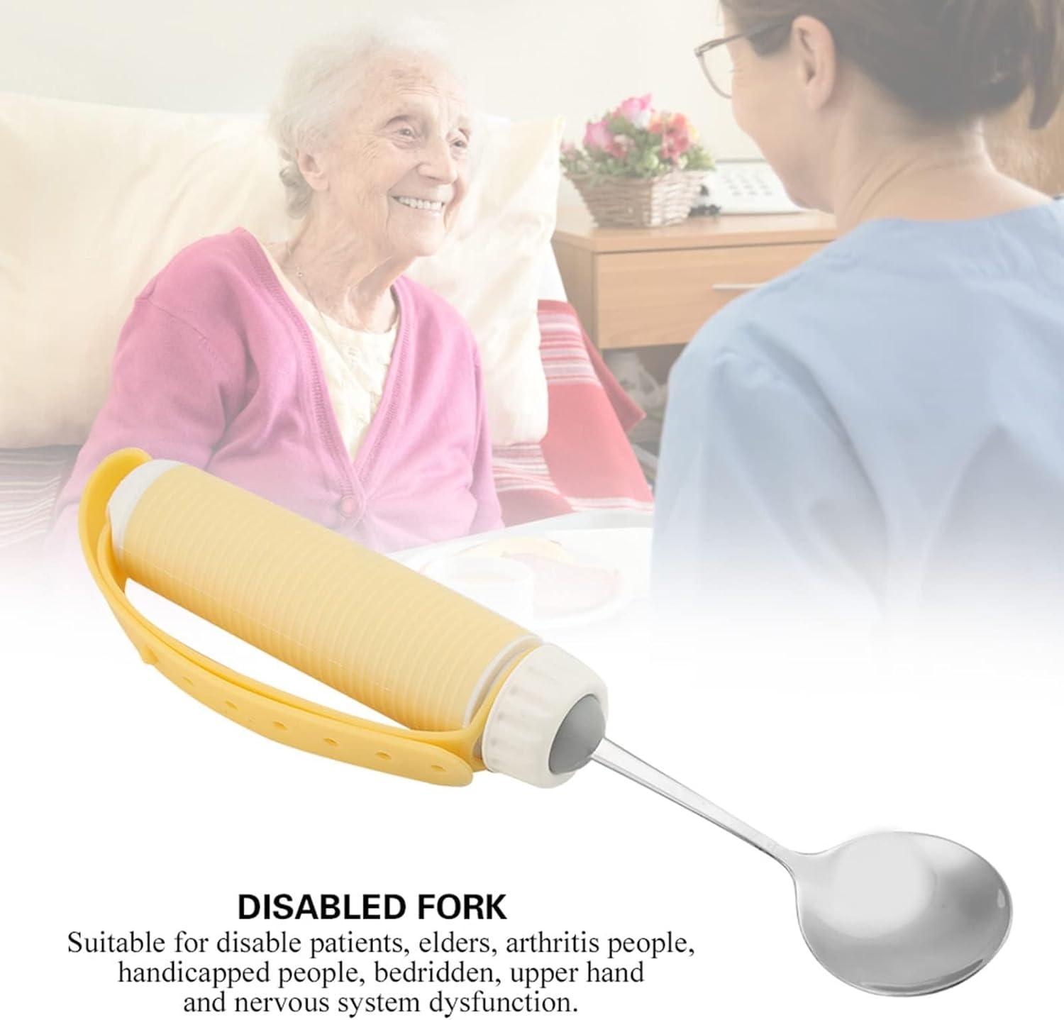 Anti- Shake Tableware Adaptive Utensils for Elderly Easy Spoon Bendable ...