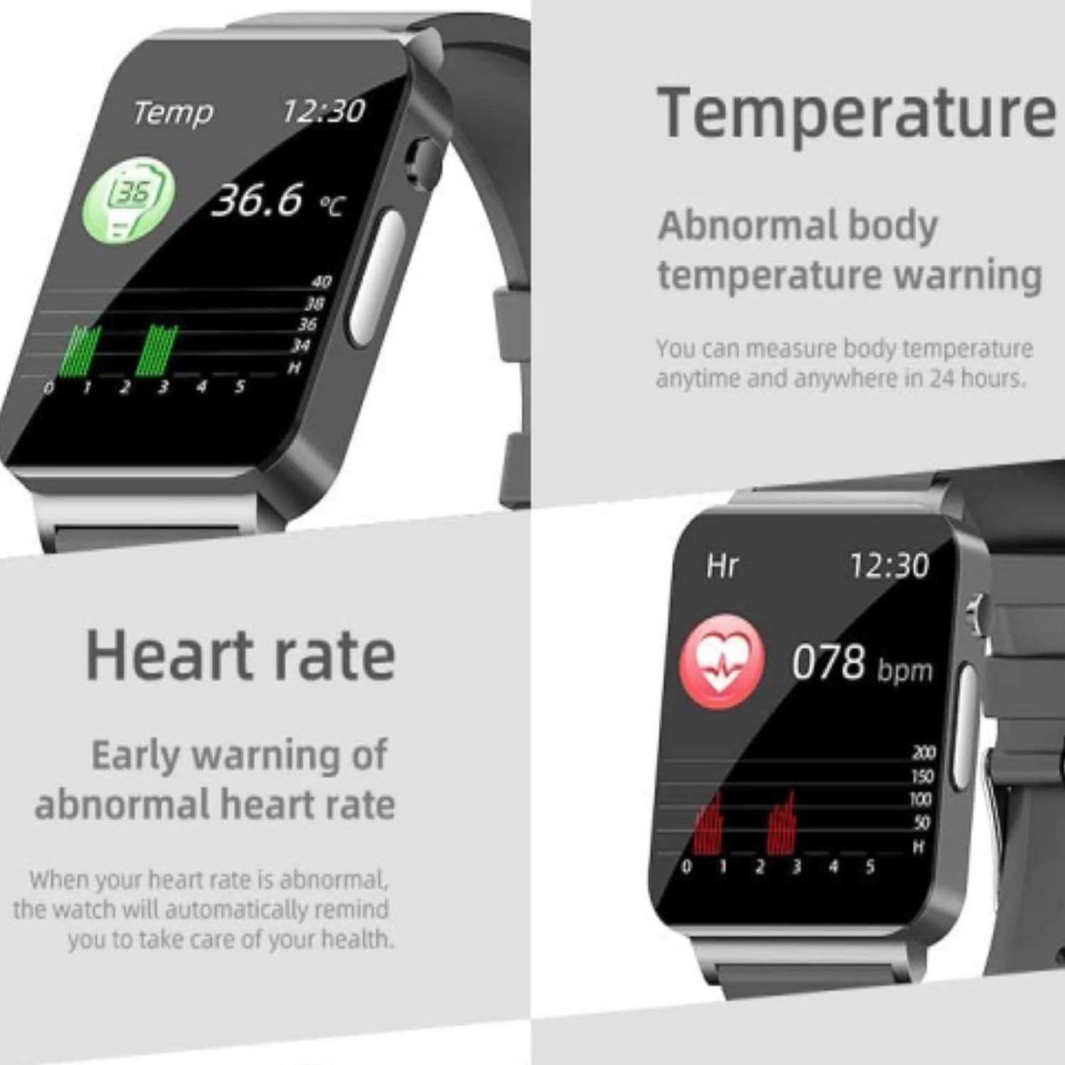 Non-Invasive Blood Sugar Monitor Smart Watch - Diabetic Glucose ...