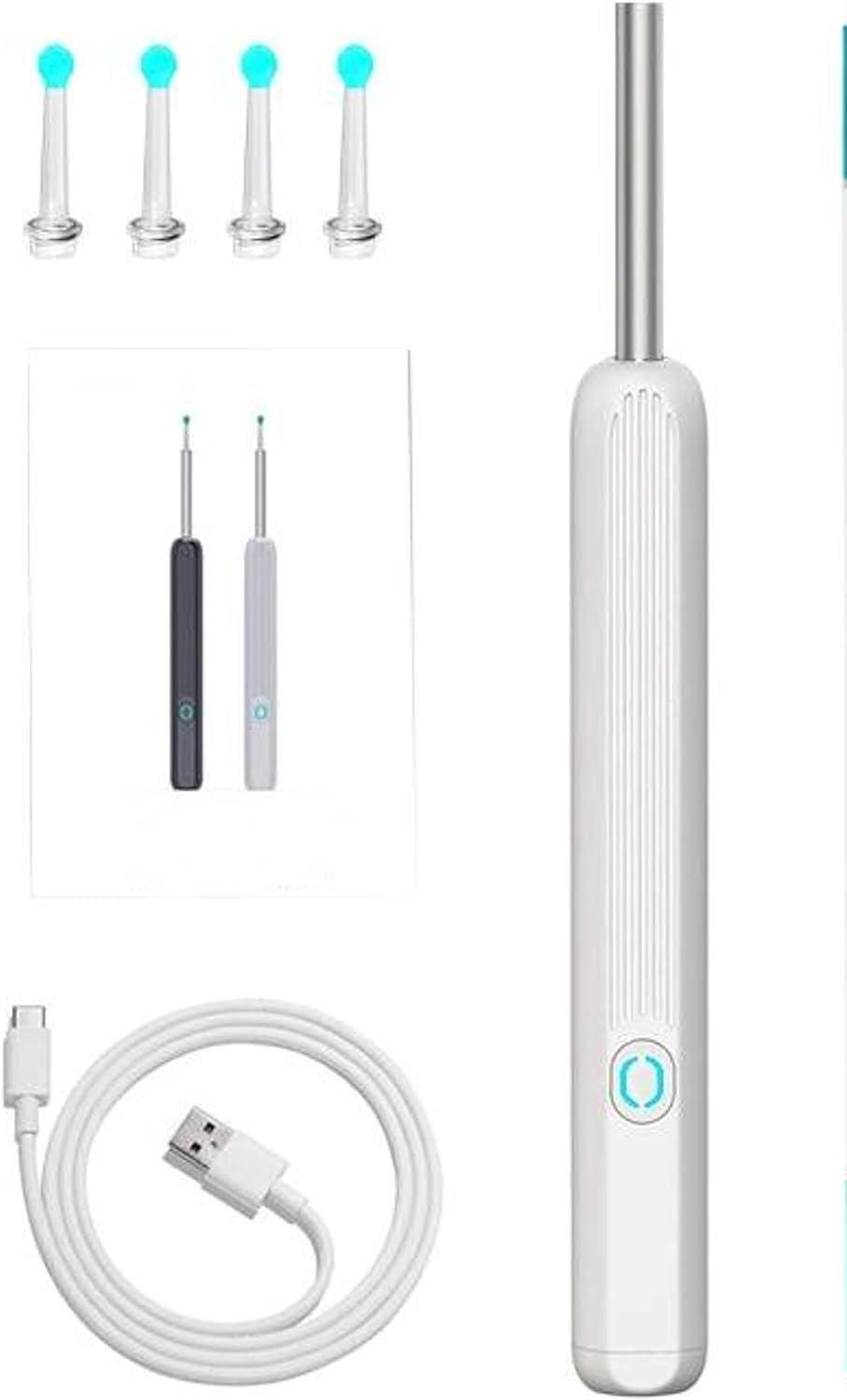 ZELLYA Visual Earpick Intelligent Ear Picking Tool - White - Model 0871 ...