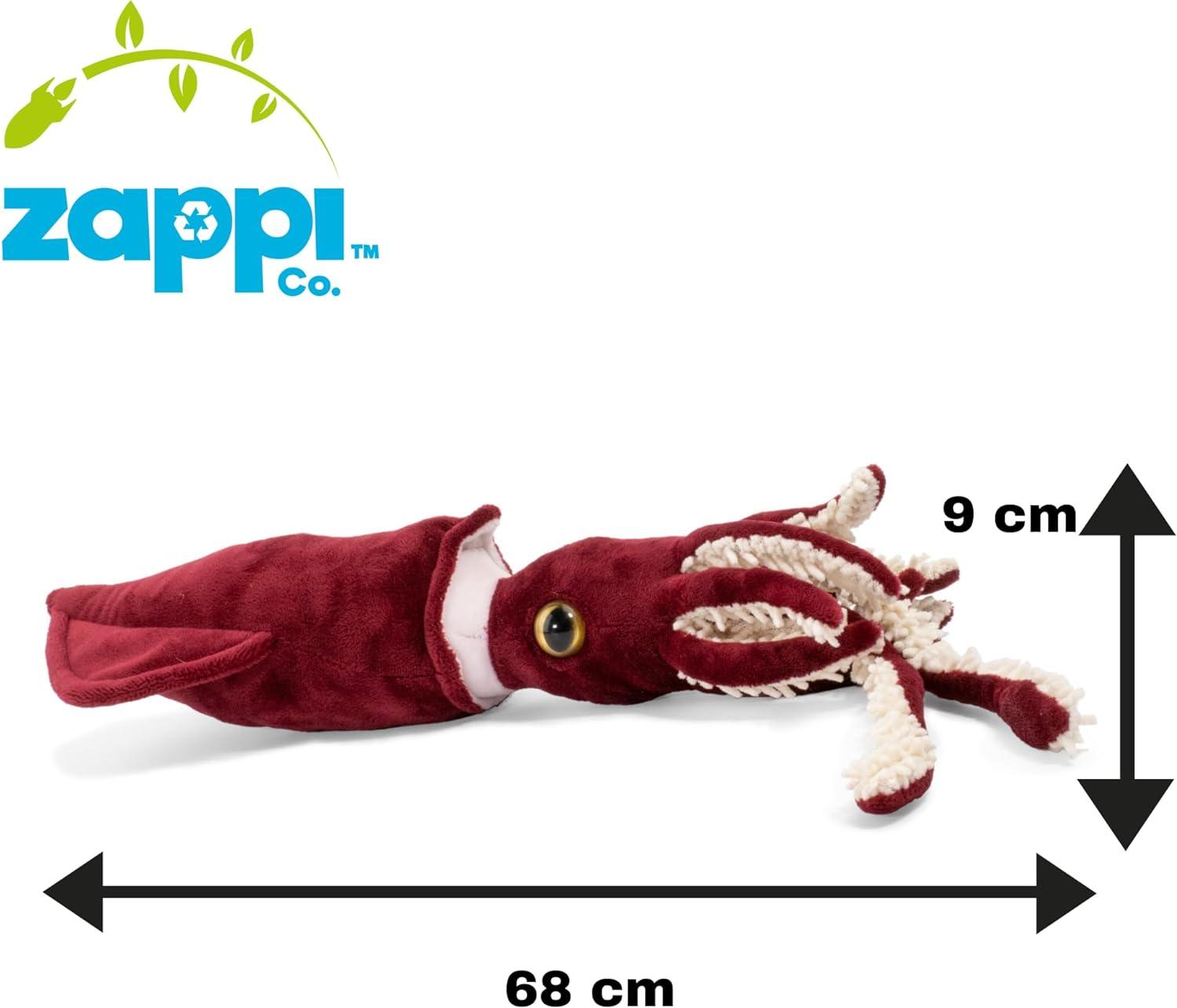 Zappi Co 50cm Plush Cuttlefish Toy from Safari Animals Collection for ...