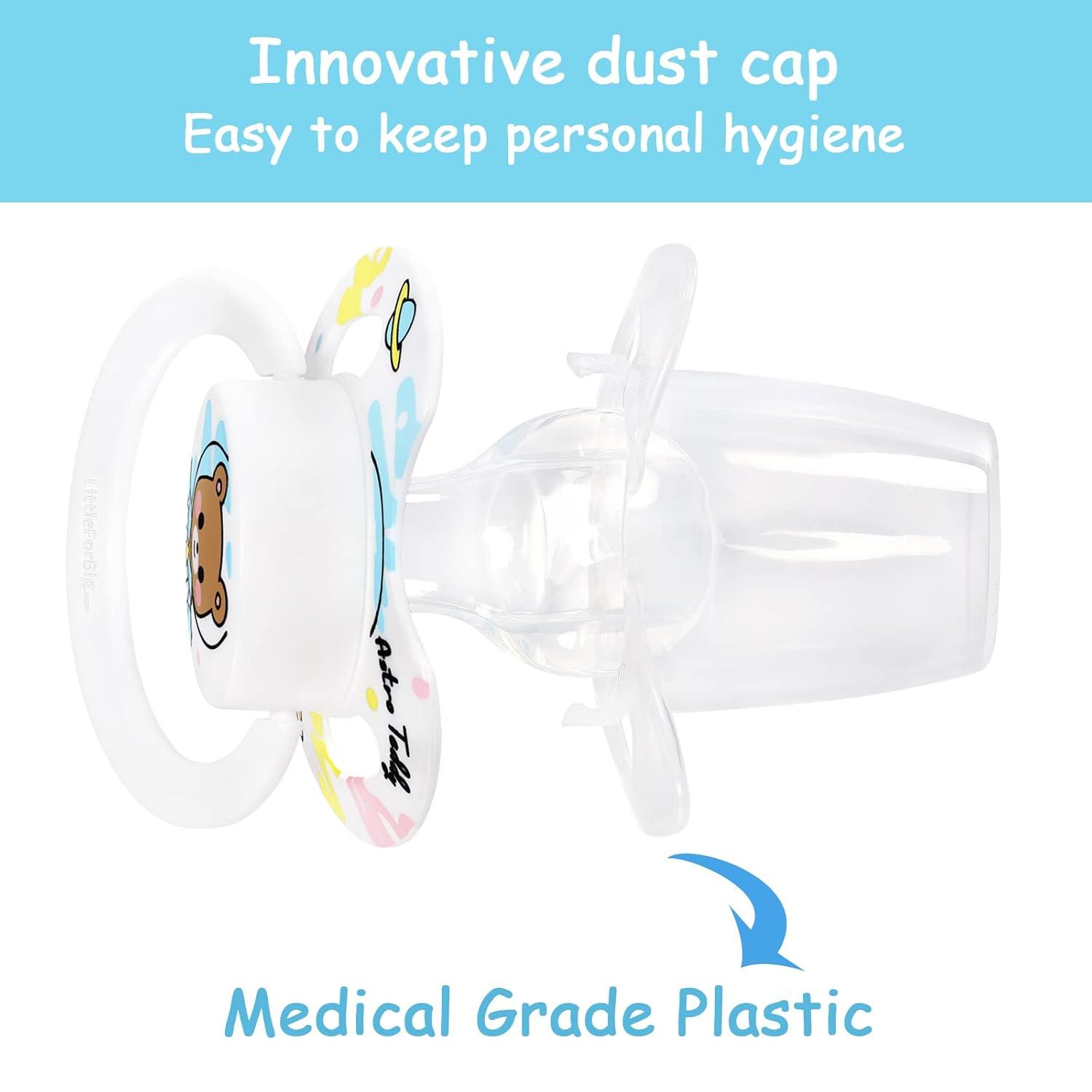 Buy LittleForBig Large Shield Pacifier Generation II - Adult Size White ...