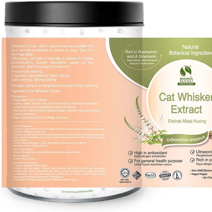 9x Cat's Whiskers Misai Kucing (Orthosiphon aristatus) Standardized ...