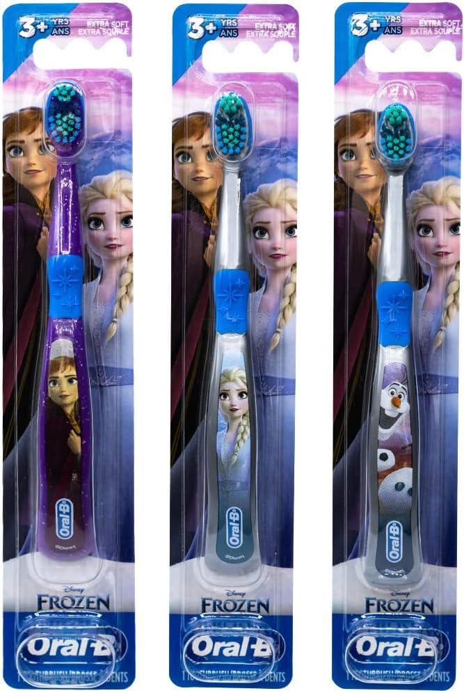 Oral-B Disney Frozen Kids Toothbrush 3+ Years Old Extra Soft - Elsa ...
