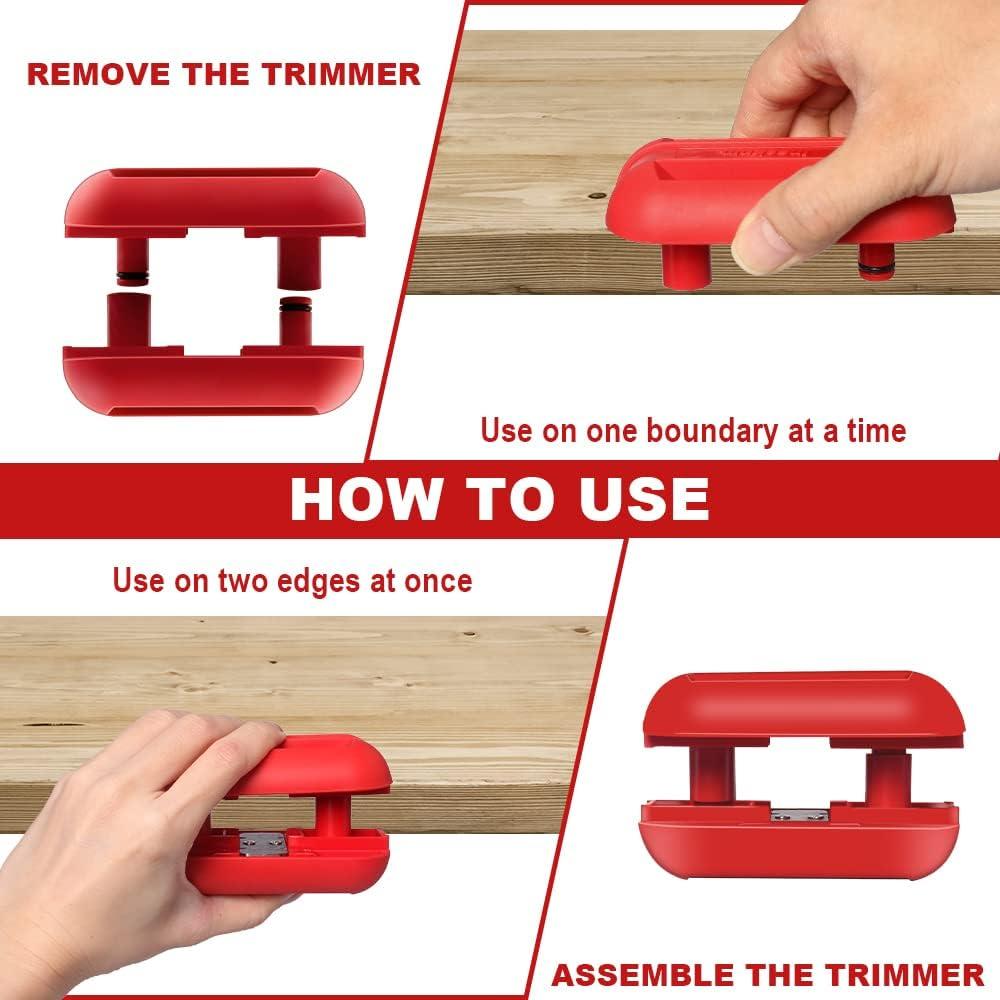 Edge Banding Trimmer with Tungsten Carbide Blades - All Directions, 1 ...