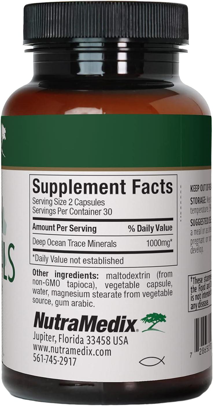 NutraMedix Deep Ocean Trace Minerals - Mineral & Energy Supplements ...