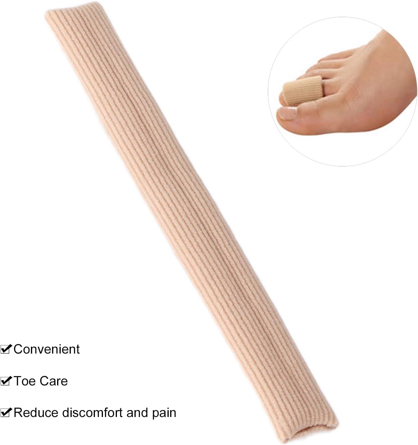 Silicone Toe Tubes Sleeves - Cuttable Toe Cushion Protectors for Men ...