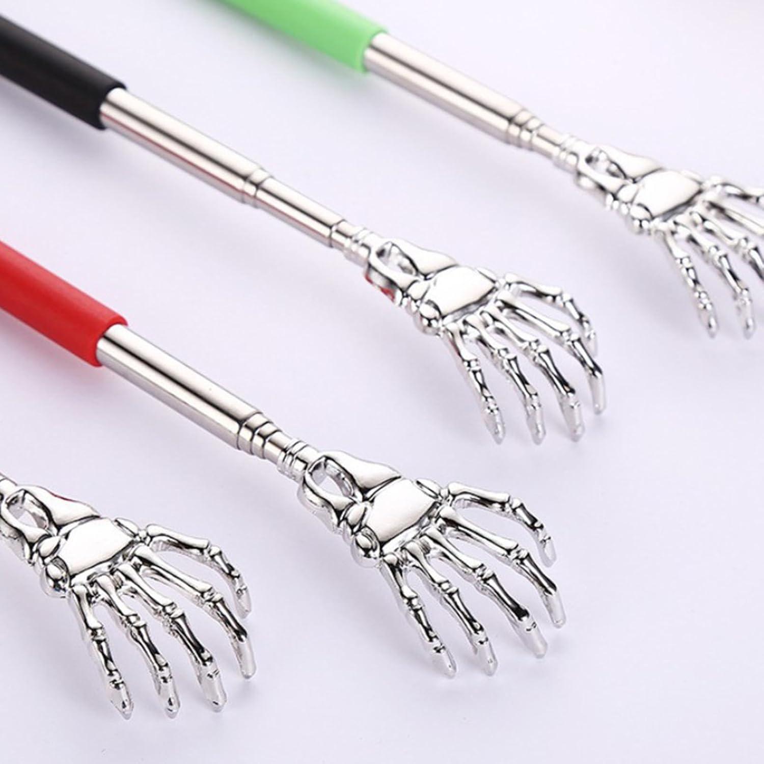 Portable Stainless Steel Back Scratchers - Travel-Friendly Hand-Shaped ...