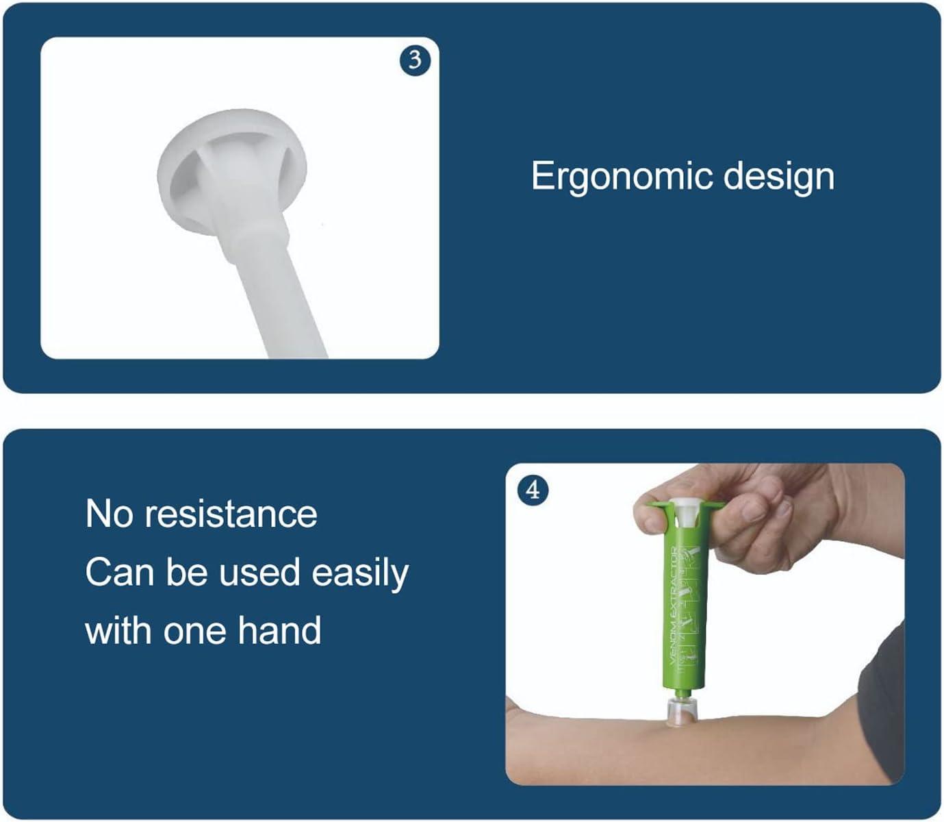 Bite Sucker Venom Extractor Tool - Effective Poison Removal Kit for ...