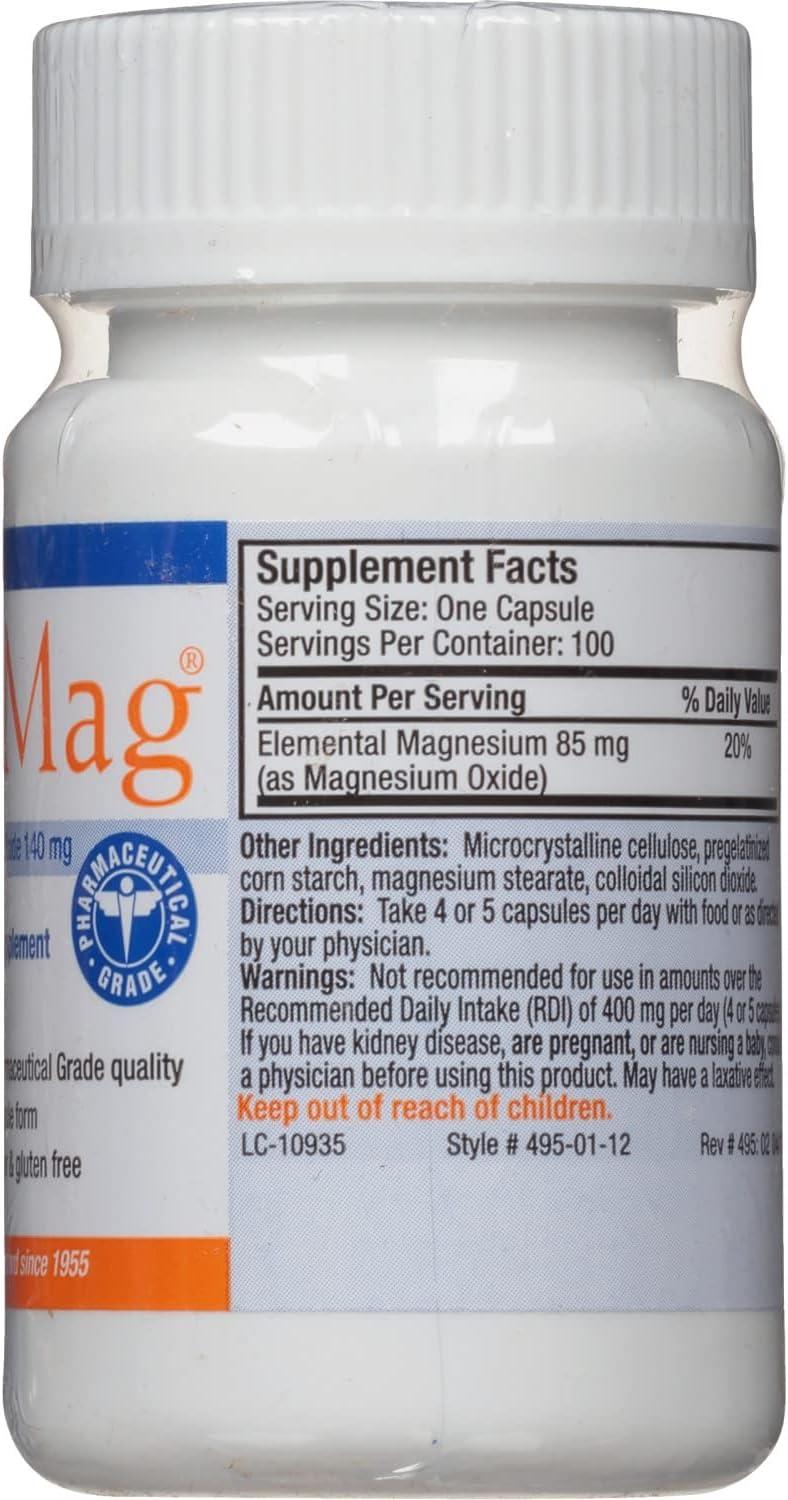 Uro-Mag Magnesium Oxide Dietary Mineral Supplement - 100 Count | Buy ...