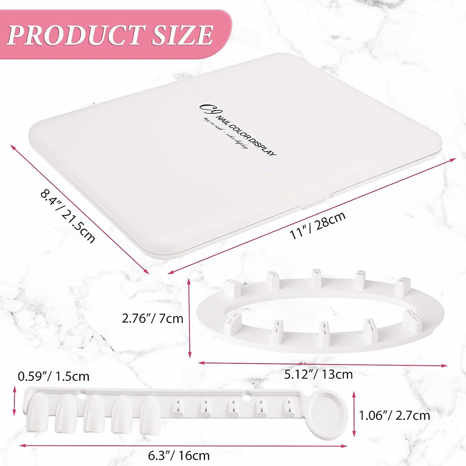 Noverlife Upgraded 120 Nail Colors Chart Display Book - No Glue Needed ...