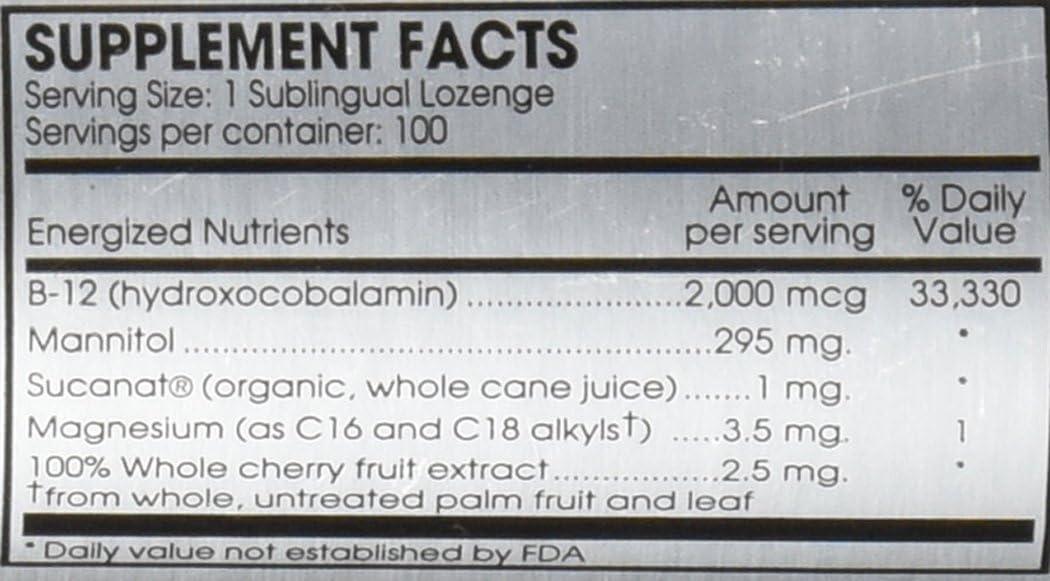 Perque Activated B-12 Guard 2000 mcg Lozenges - 100 Count | Buy Now ...