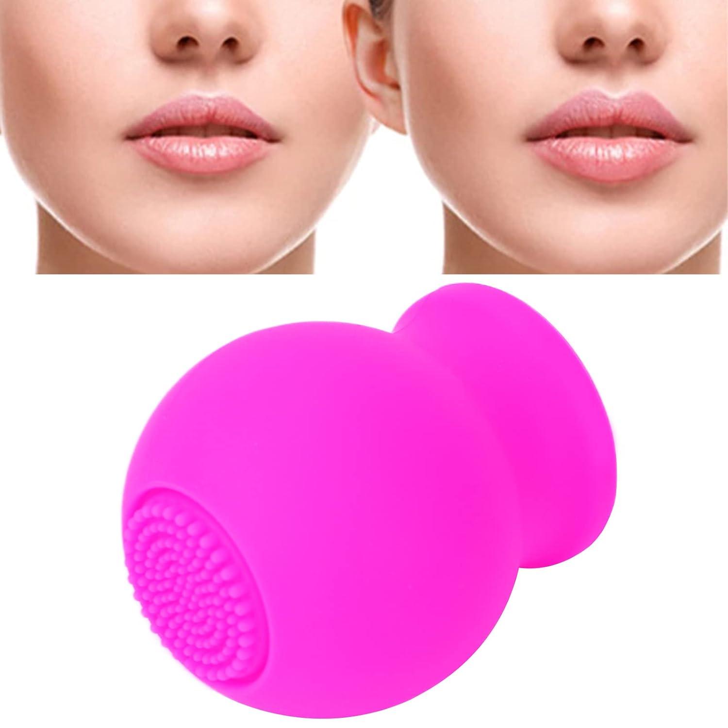 Soft Silicone Lip Plumper Tool | Enhance Your Lips Naturally | Pink Lip Filler Device for Sexy ...