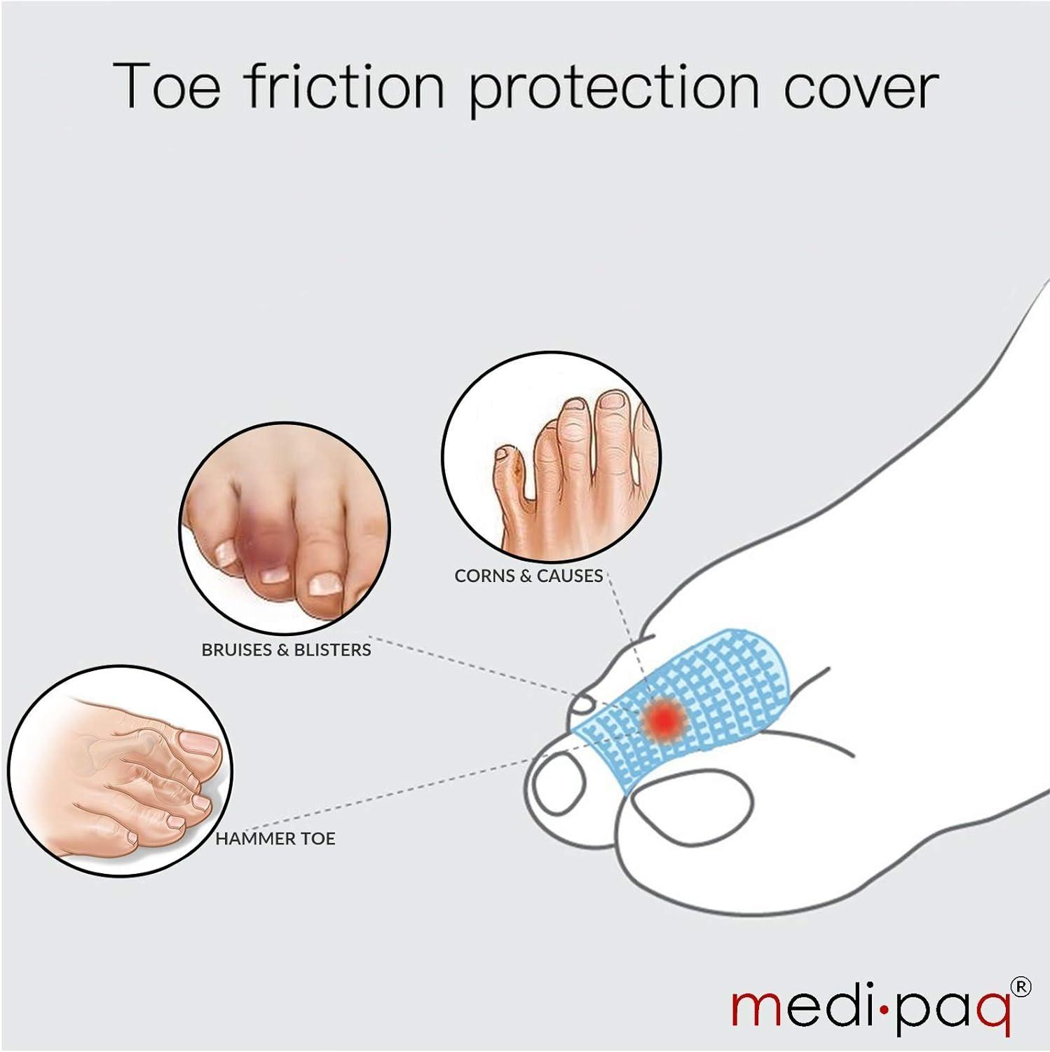 Medipaq Gel Toe Protectors - 2 Pack 150mm for Big Toe and Little Toe ...