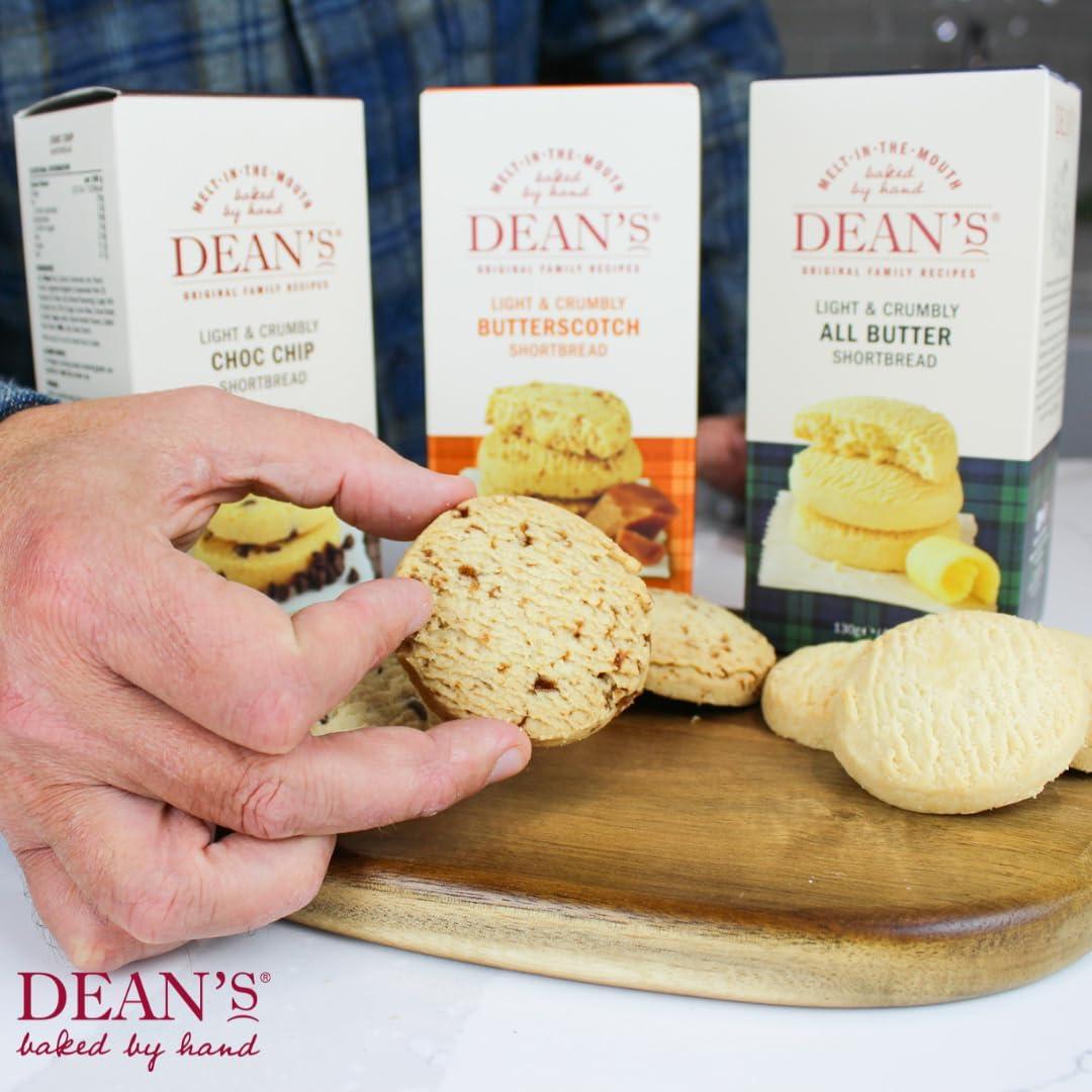Deans Scottish Butterscotch Shortbread Biscuit - 130g Pack Luxury ...