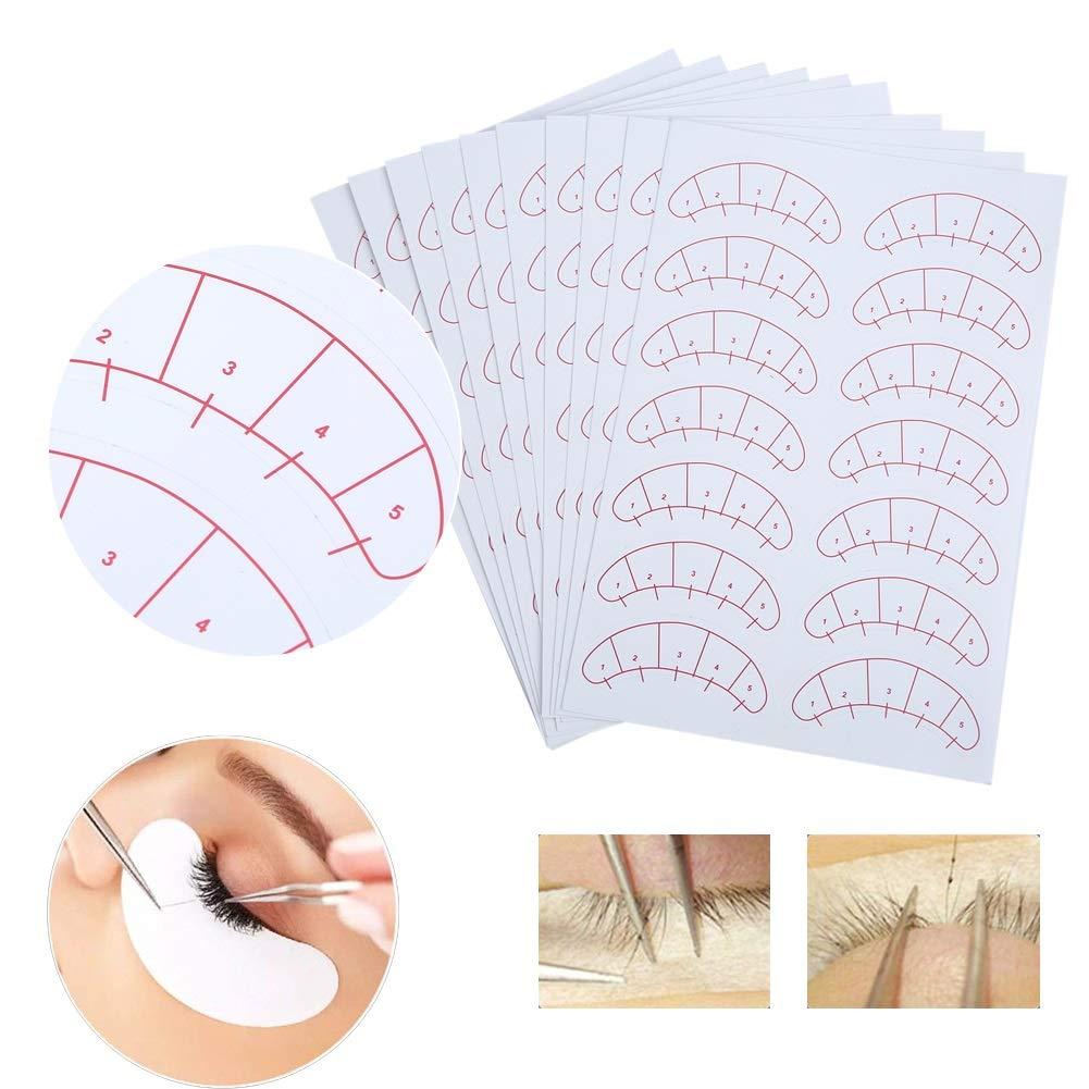 DEWIN Eye Mapping Stickers - 140 Pcs for Lash Training & Practice | Buy ...