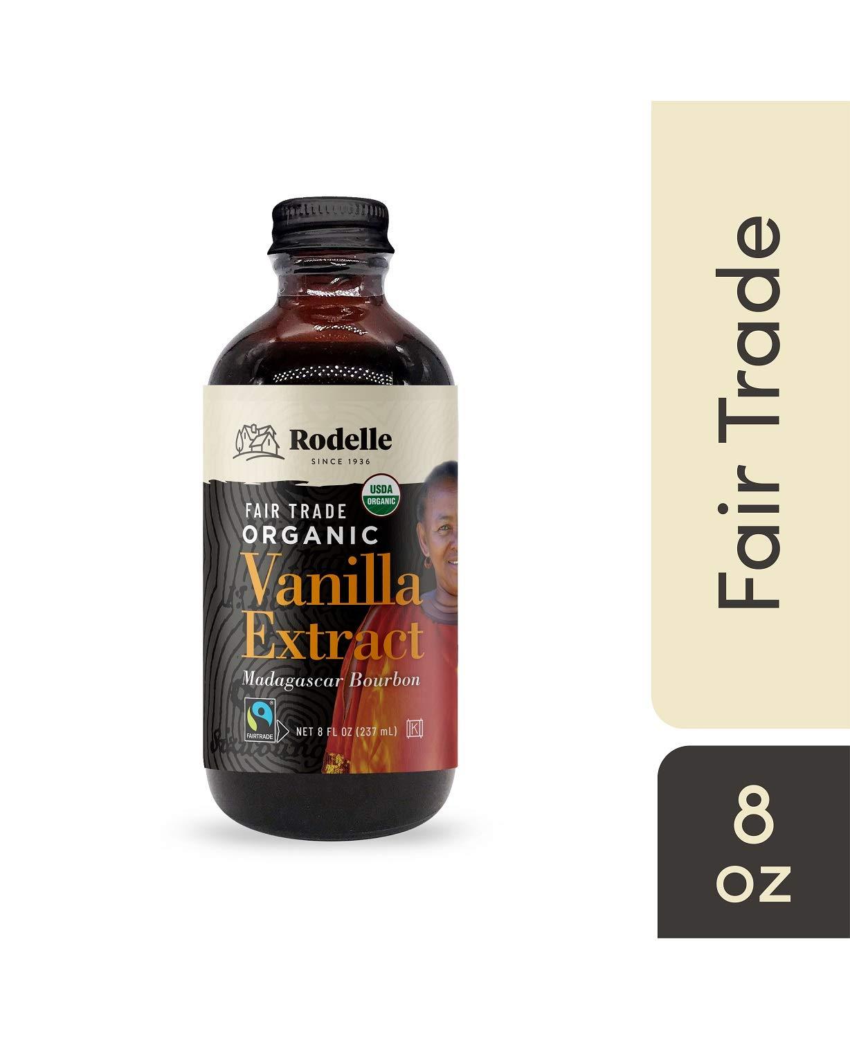 Rodelle Fair Trade Organic Pure Vanilla Extract - 8 Oz | Buy Now with ...