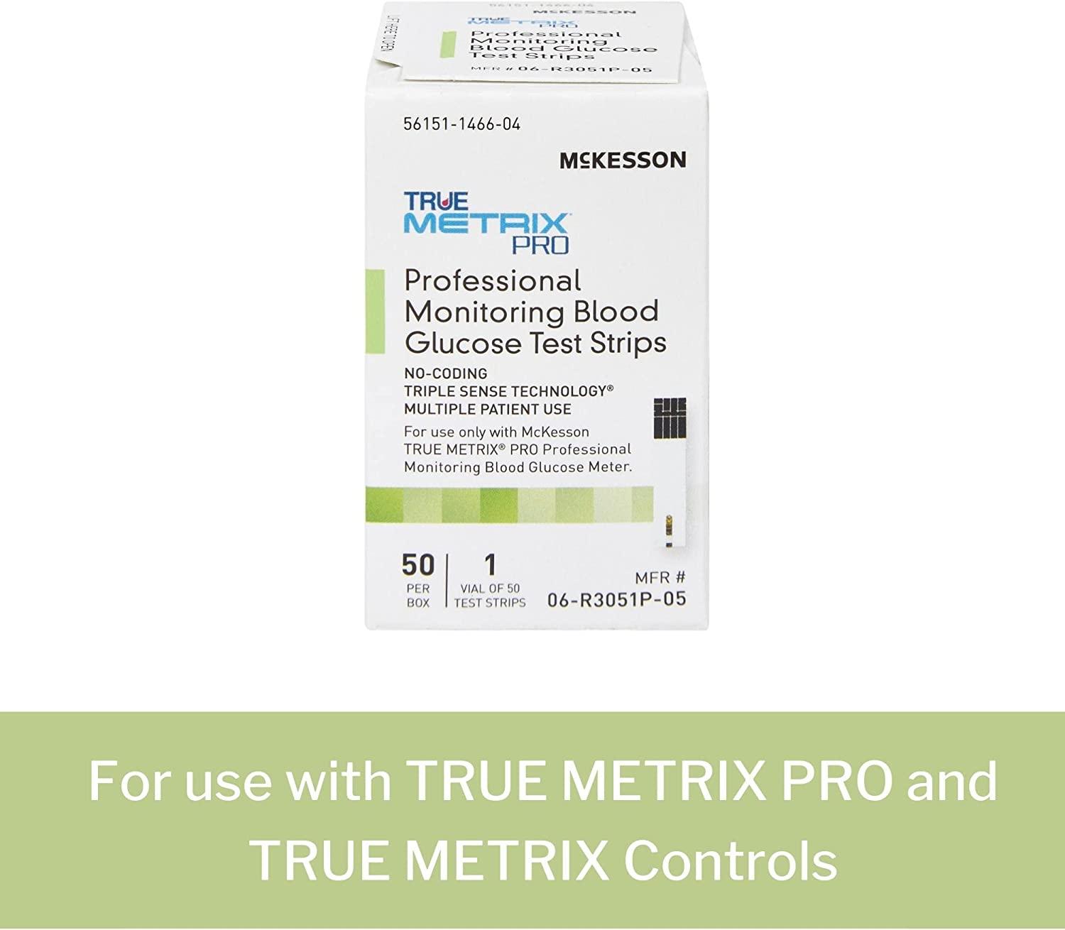 McKesson TRUE METRIX Professional Blood Glucose Test Strips - 50 Count ...