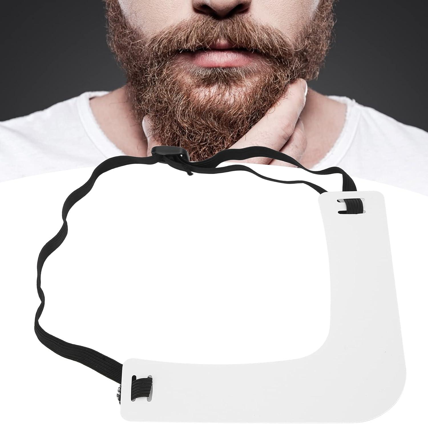 Men's Beard Shaper & Trimming Guide Tool - Neckline Template & Hairline Stencil for precise ...