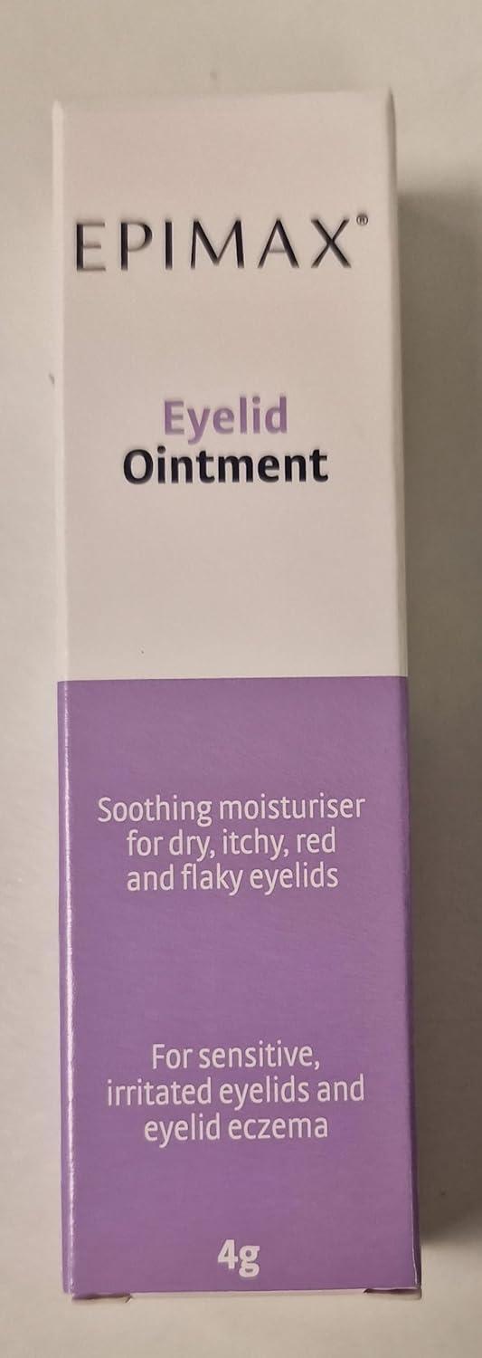 Epimax Eyelid Ointment-A Soothing moisturiser to Help Relieve eyelids That are Dry Itchy red and ...