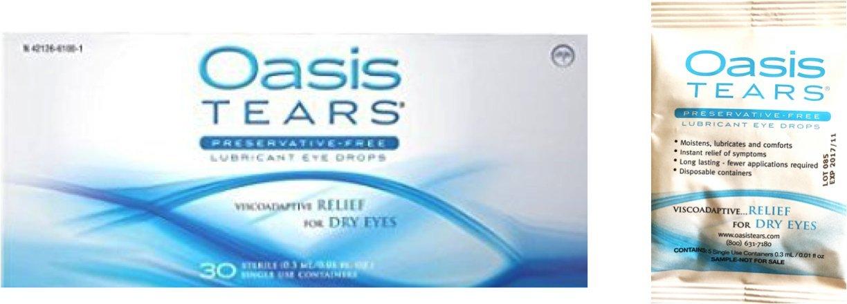 Buy 35 Vials Oasis Tears - Preservative-Free Lubricant Eye Drops (30 ...