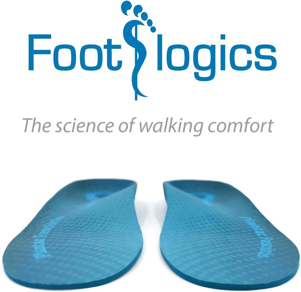 Footlogics Full-Length Orthotic Shoe Insoles XL (Men's 12-14) - Heel ...