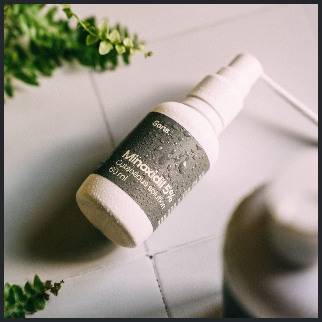 Sons Minoxidil 5% Cutaneous Solution - Hair Regrowth & Thickener ...