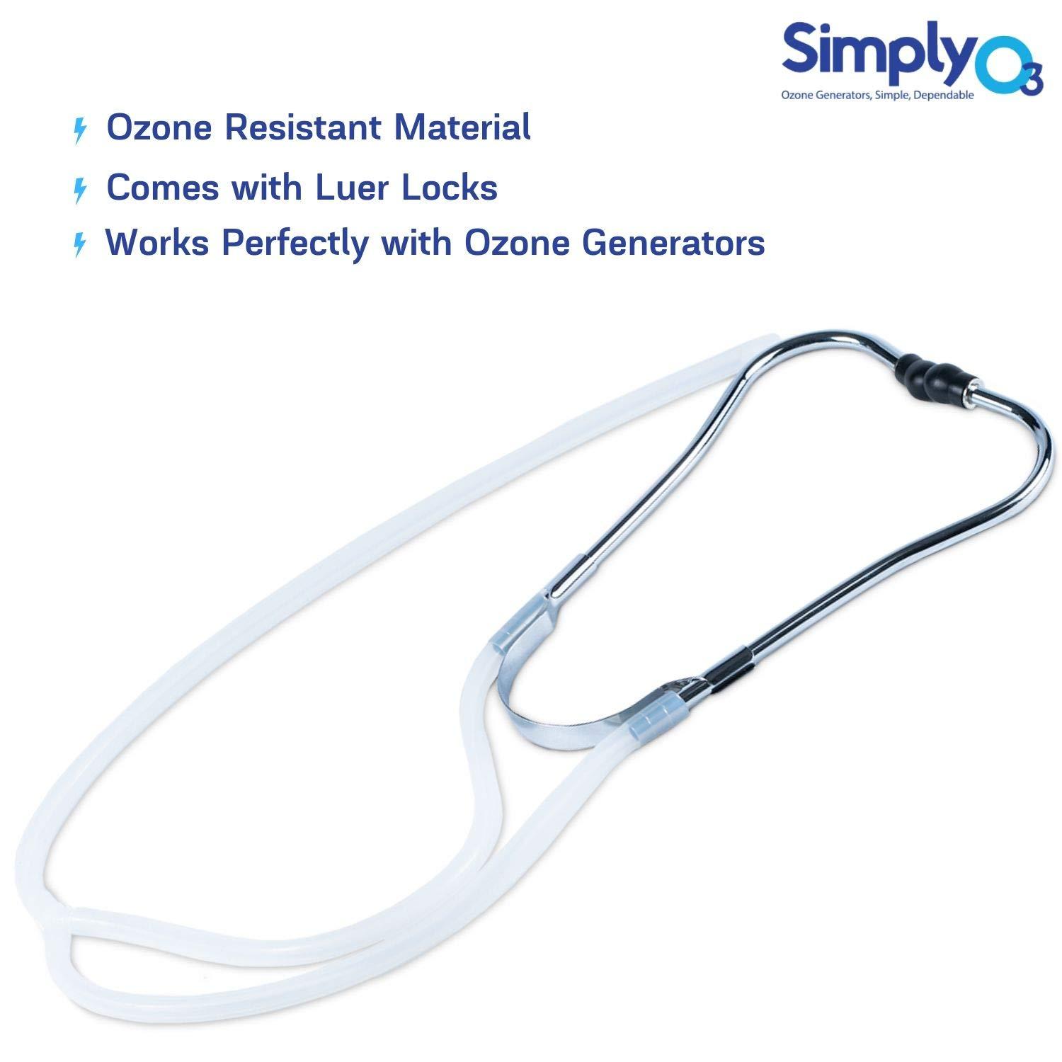 Ozone Stethoscope Accessory - Silicone Tube Soft Ear Plugs & Male Luer ...