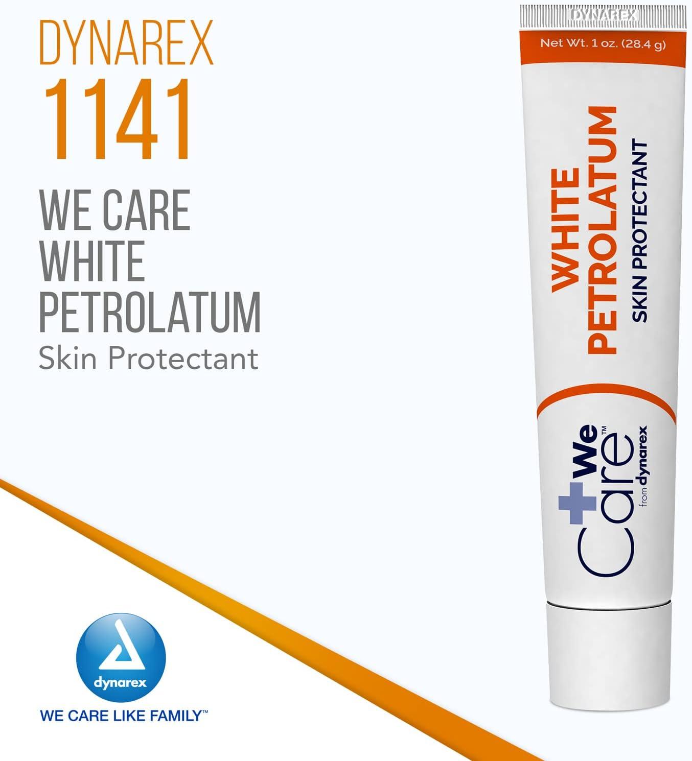 Dynarex White Petrolatum Petroleum Jelly - 1 oz. Tube for Dry, Damaged ...