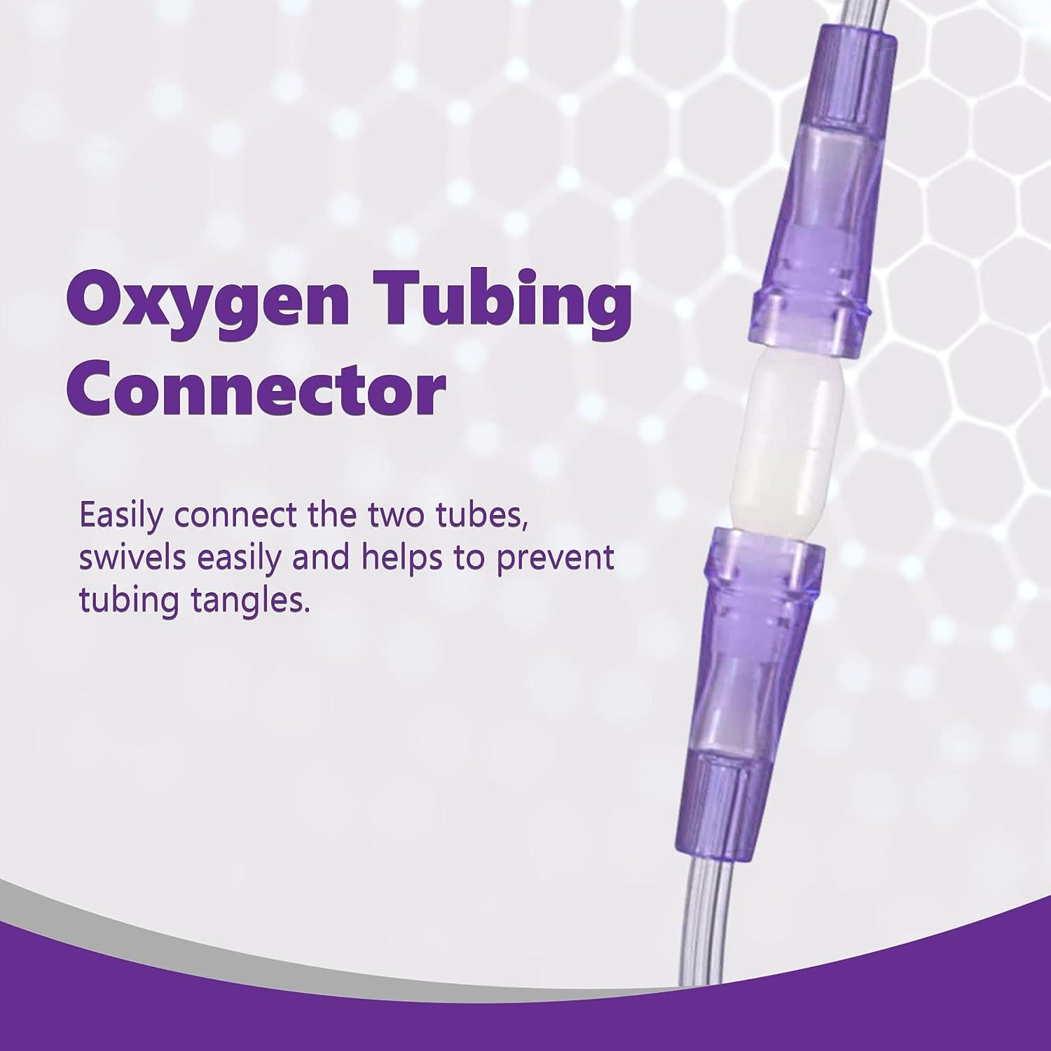 Oxygen Tubing Swivel Connector 10 Pack - Hospital-Grade Cannula ...