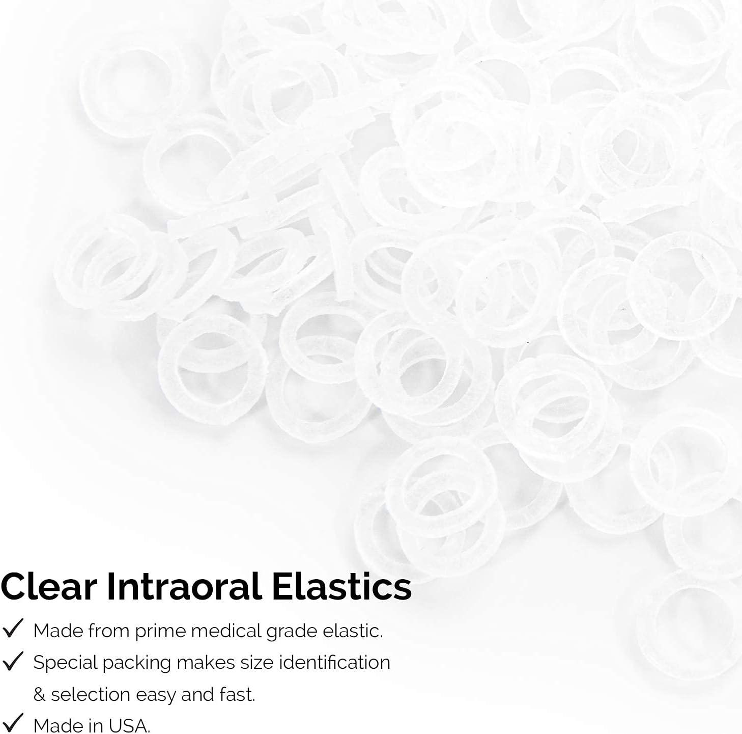 JMU Orthodontic Elastics 1/8 Heavy Latex-Free Dental Rubber Bands 500 Pack USA-Made | Buy Now ...