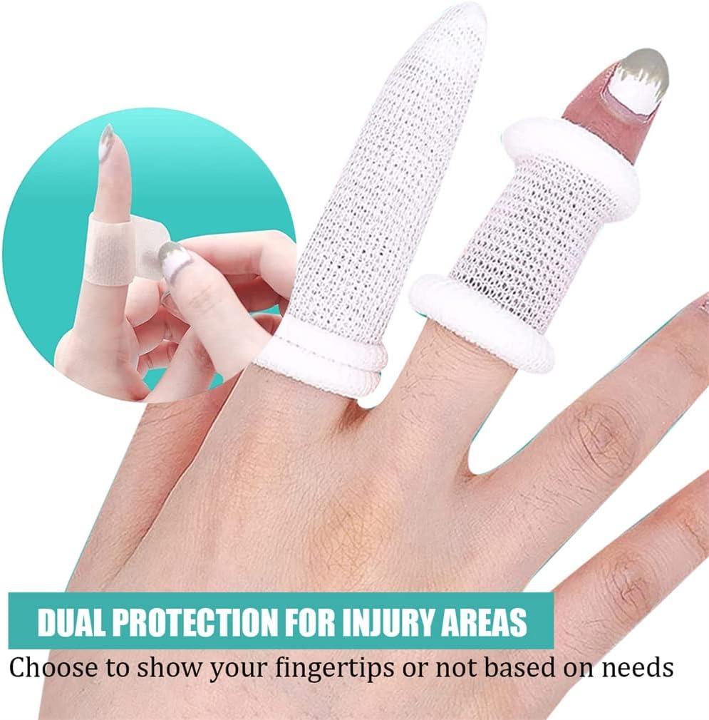 Finger Bandage 20 PCS - Finger Cots for First Aid, Finger Protector ...