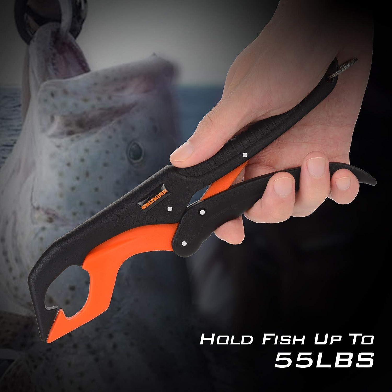 KastKing Fish Scale w/ Floating Lip Gripper 110 LBs/50 Kg Dual Mode ...