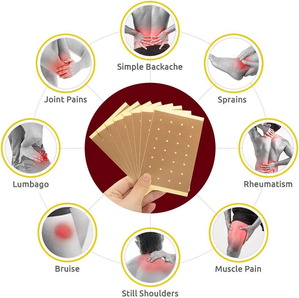 Sumifun 64Pcs Back Pain Patch - Tiger Patch for Pain Relief in Shoulder ...