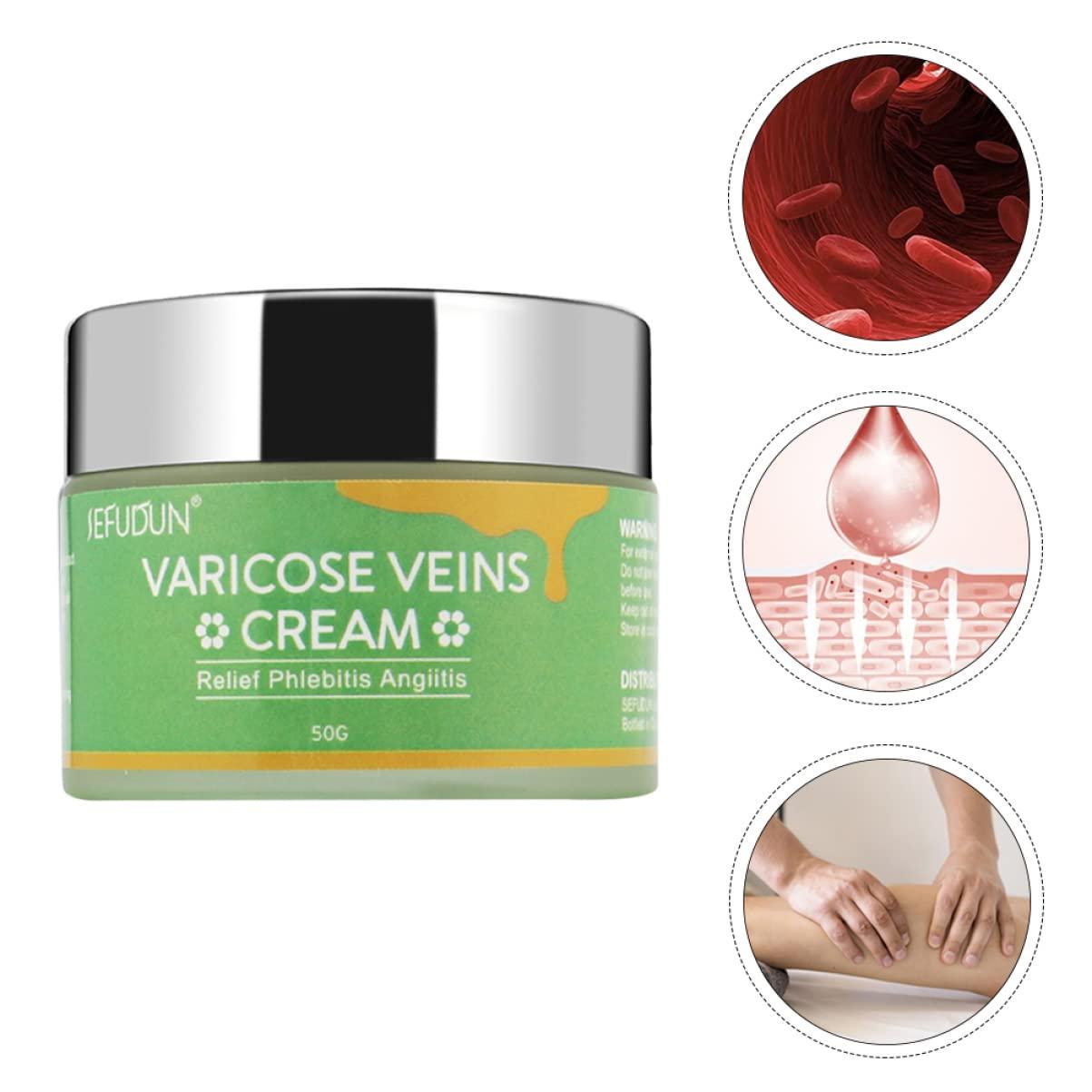 Veins Relief Cream for Fast Angiitis & Phlebitis in Knee & Legs - 3 ...
