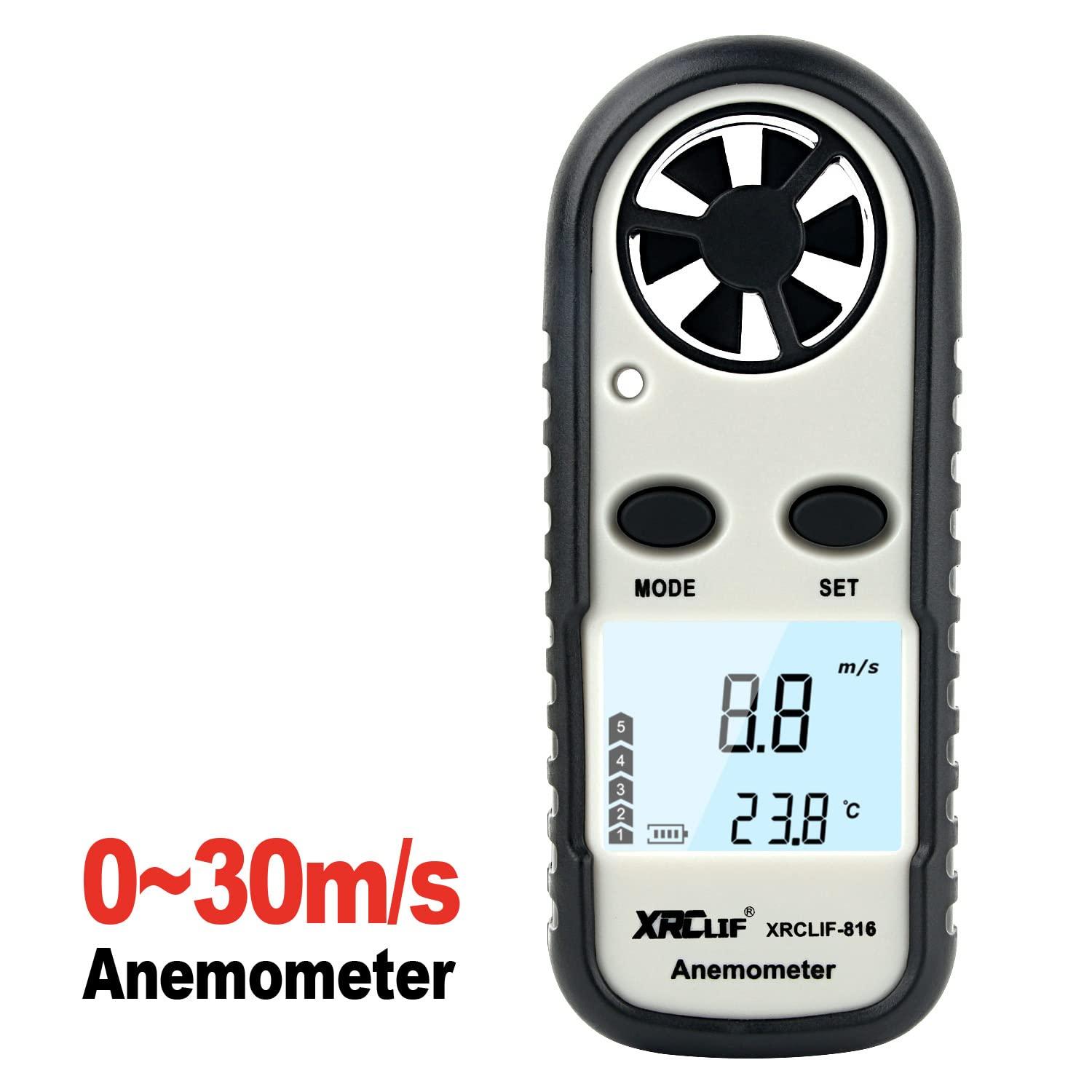 Digital Anemometer - XRClif Wind Knife with LCD Backlight | Accurate ...