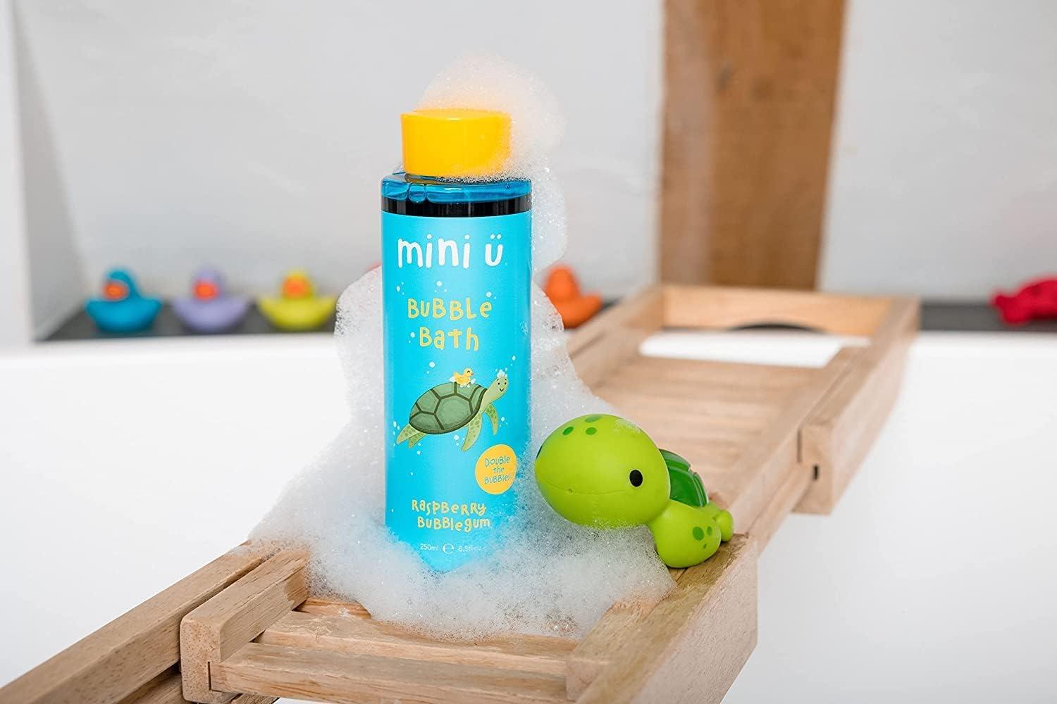 Mini U Bubble Bath - Raspberry Bubblegum for Babies & Kids (1 Pack ...