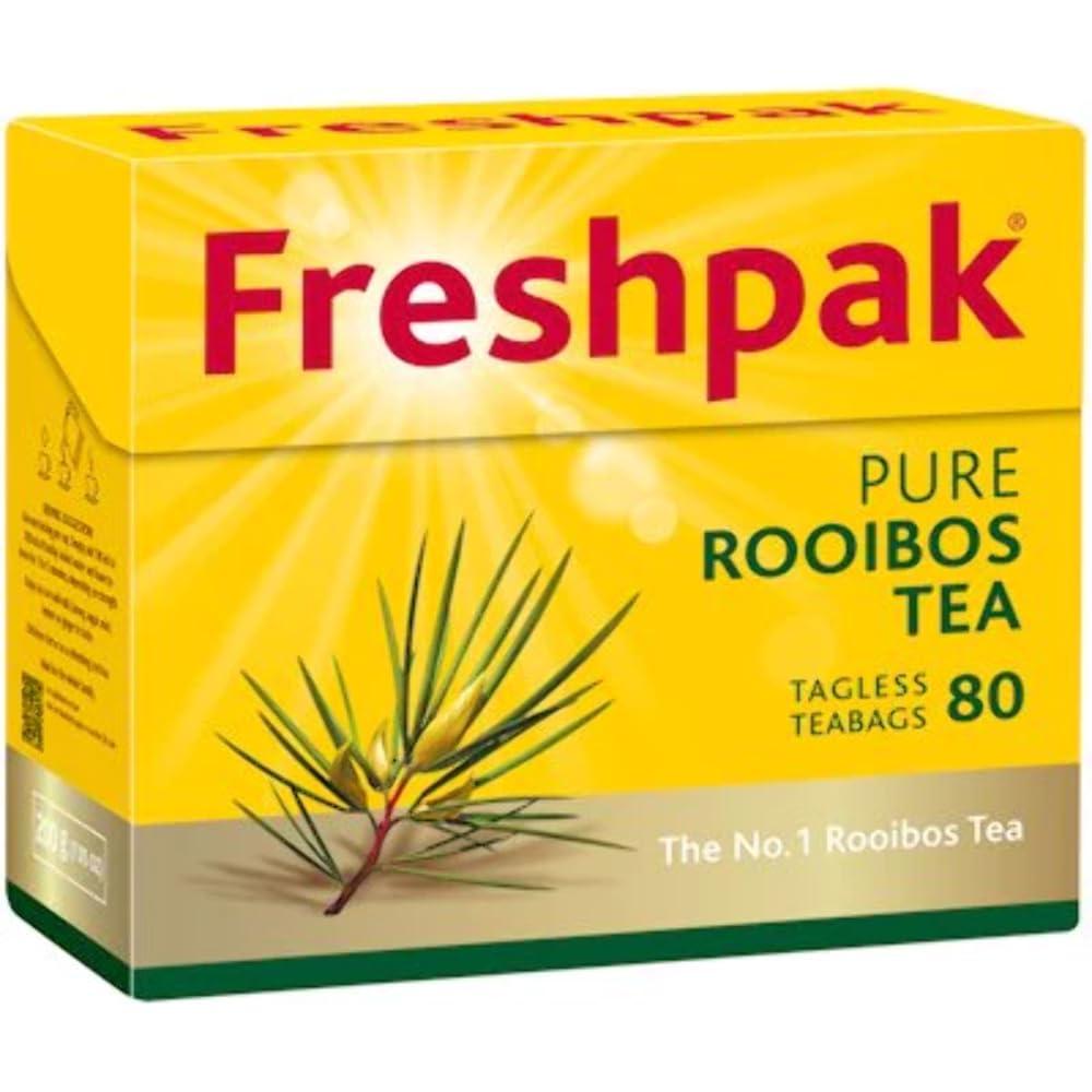 Freshpak Rooibos Tea - 80 Tea Bags | Premium Quality South African ...